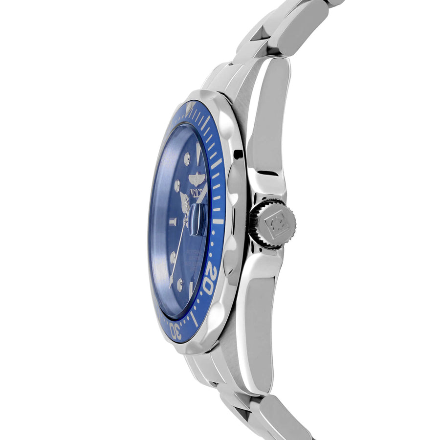 Invicta Men's Stainless Steel Watch - Pro Diver Blue Dial Quartz ...
