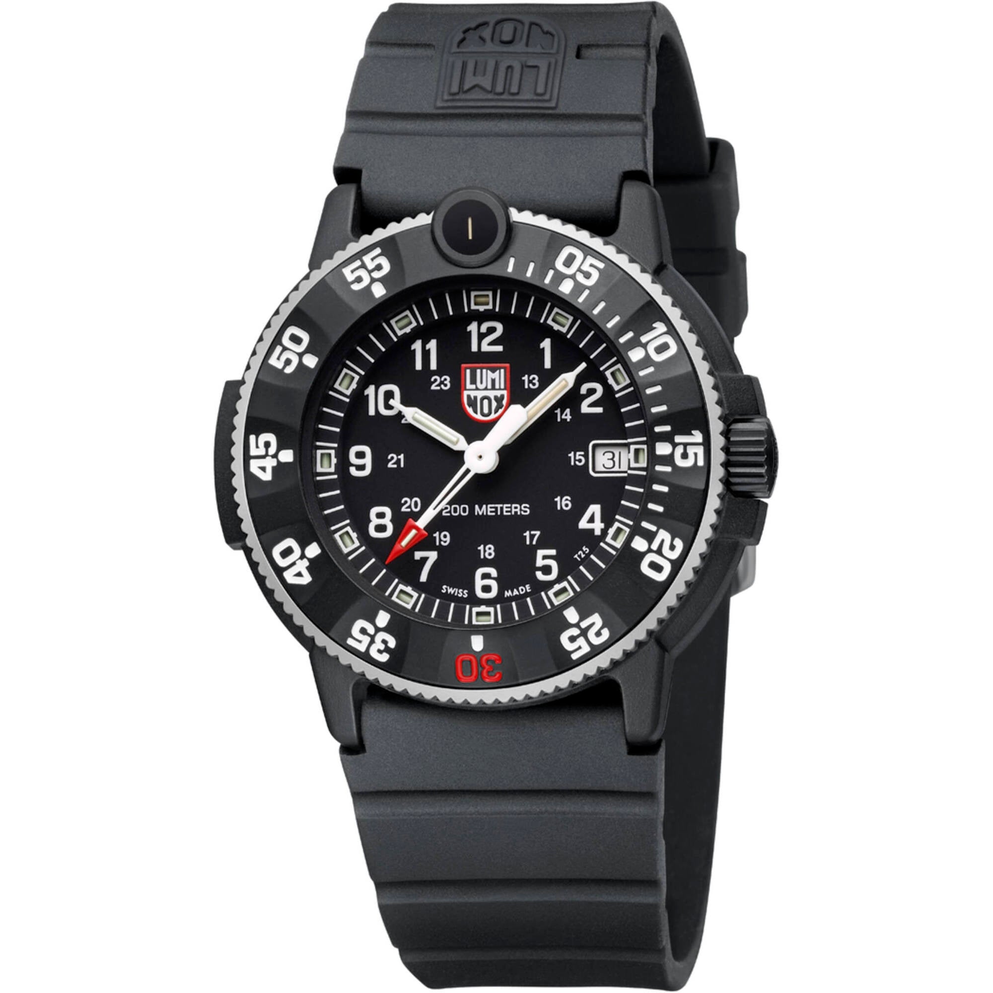 Luminox Men's Watch - Navy Seal Original Black Dial Quartz Rubber Strap ...