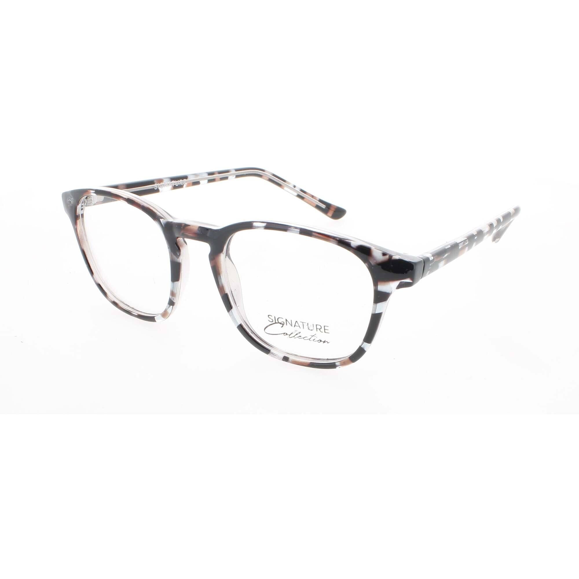 Signature Unisex Eyeglasses - Tortoise Plastic Rectangular Frame | S70