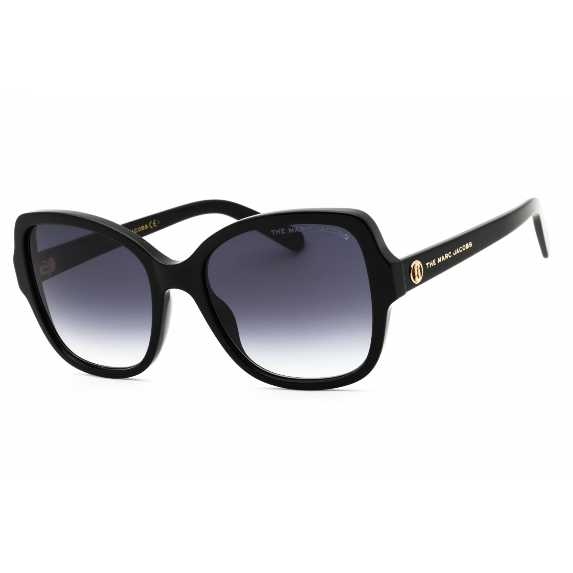 Marc Jacobs Women's Sunglasses - Black Plastic Rectangular Frame | Mar
