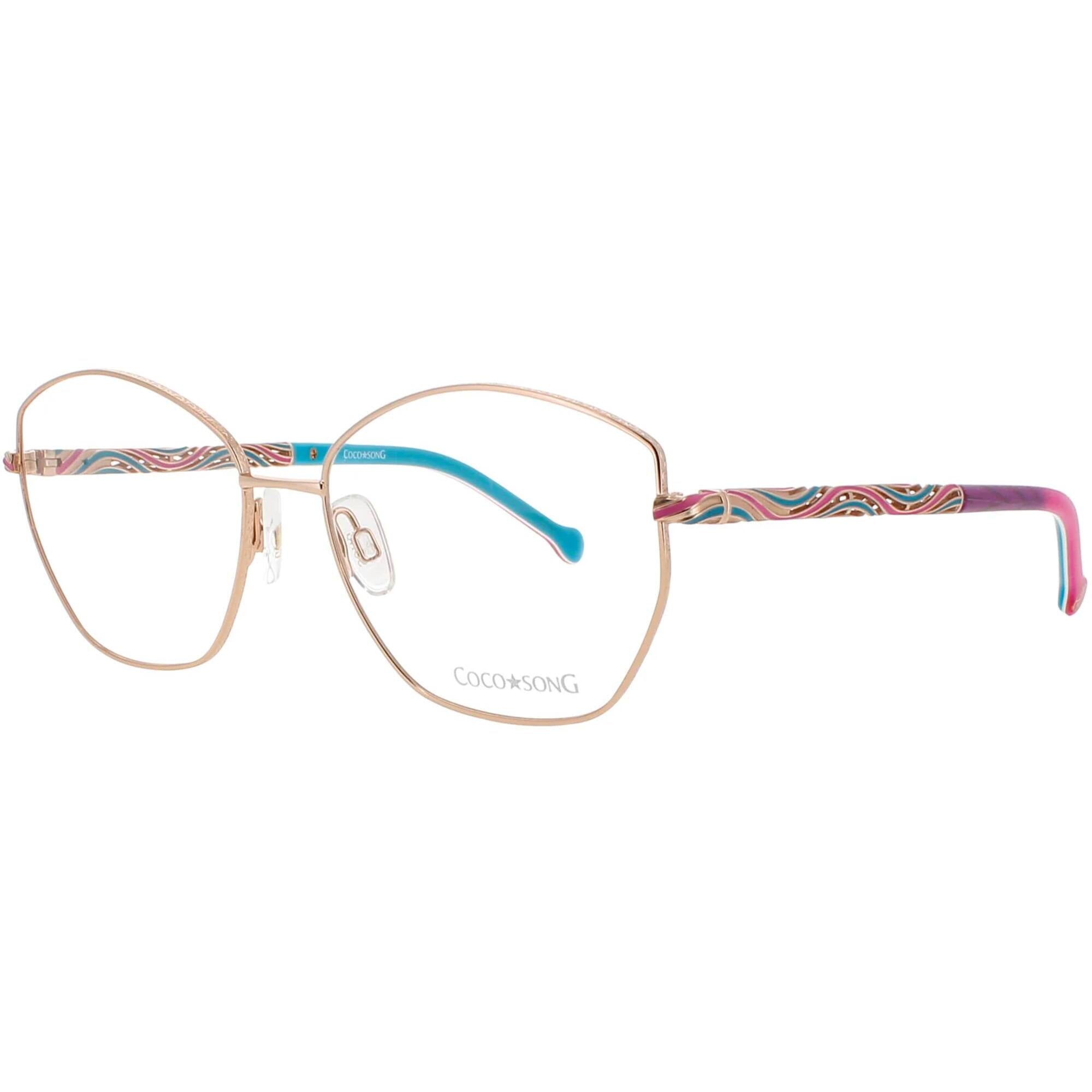 Coco Song Women's Eyeglasses - Gold Metal Butterfly | SURFING DOLPHIN