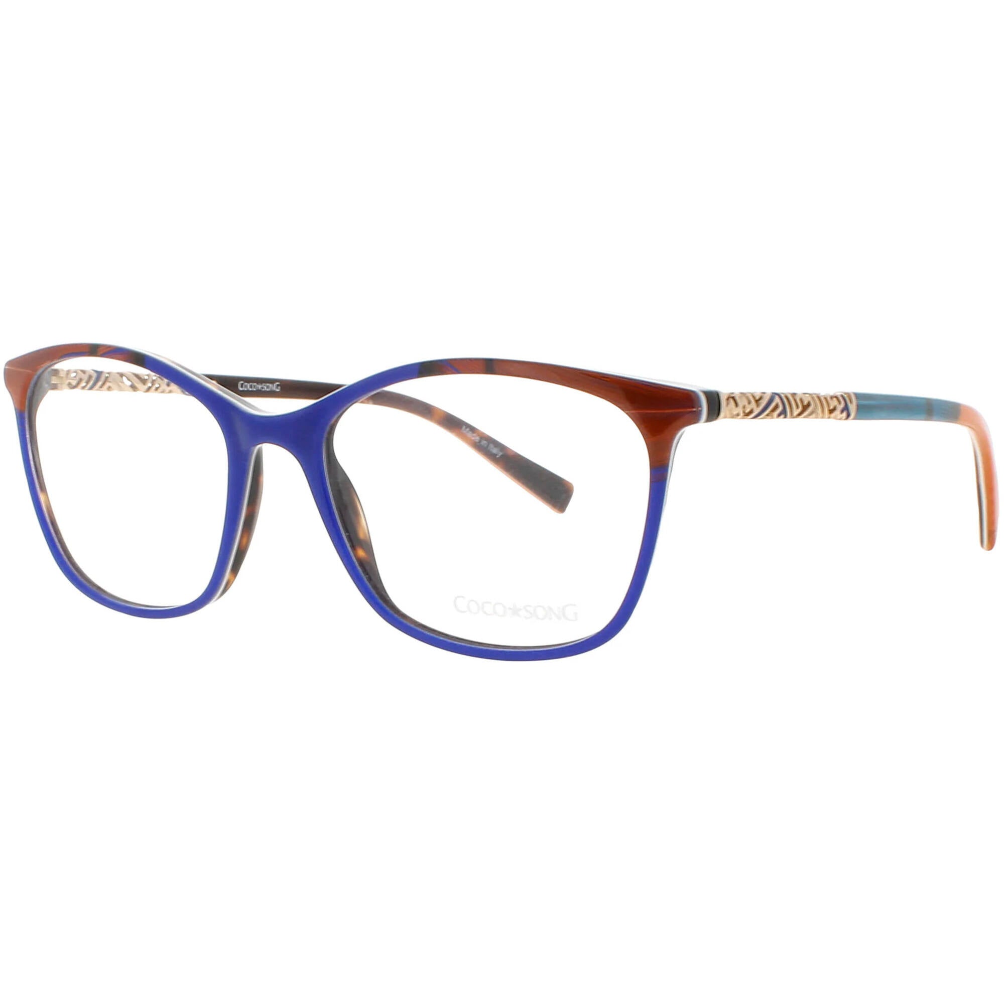Coco Song Women's Eyeglasses - Black Red Plastic Cat Eye | LITTLE QUEE