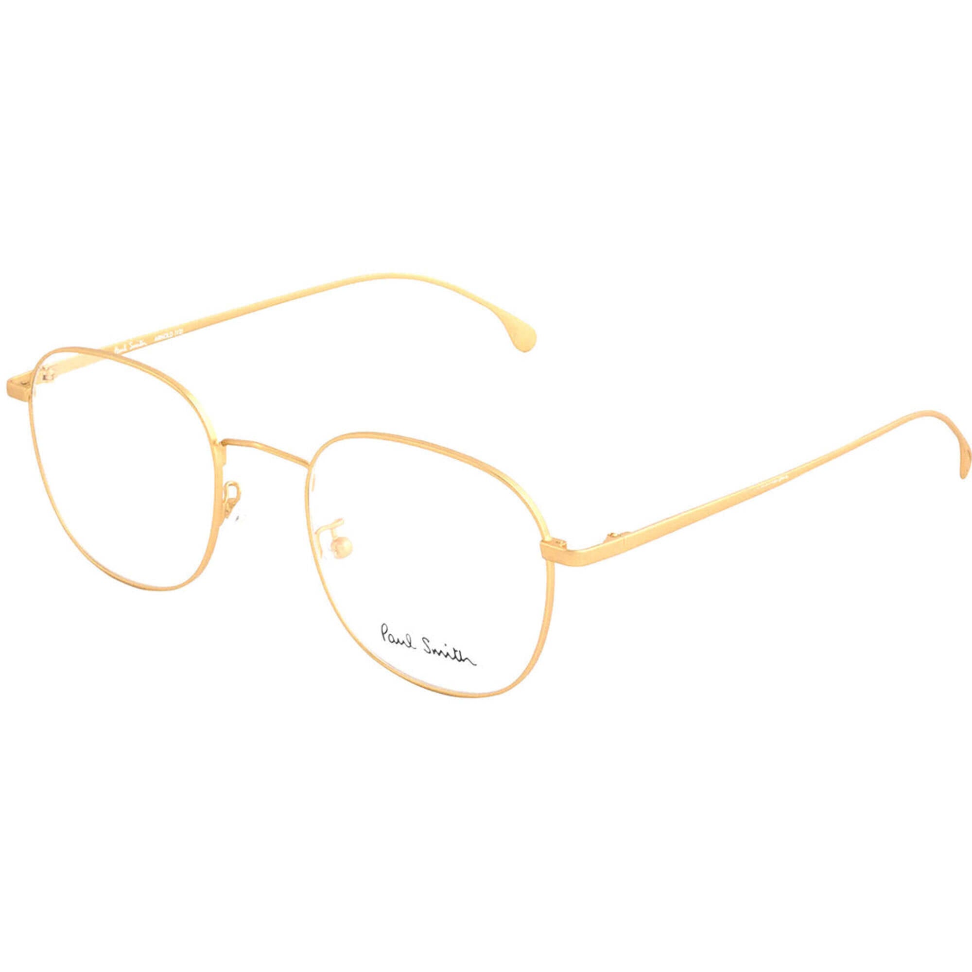 Paul Smith Unisex Eyeglasses - Gold Square Frame | PAUL SMITH ARNOLD P