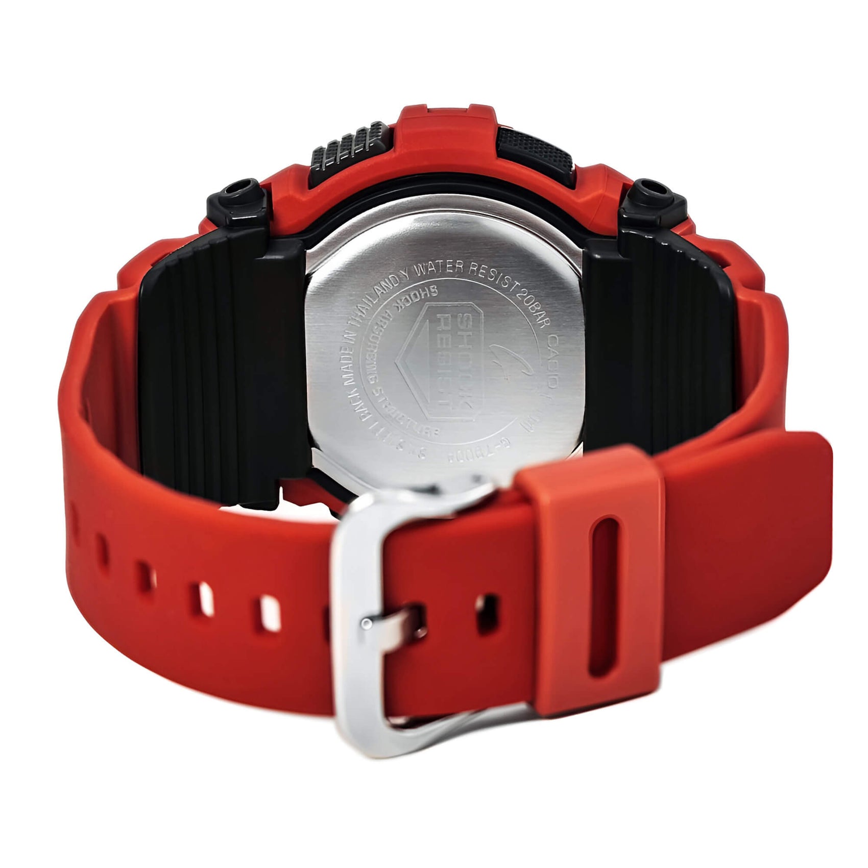 Casio Men's G-Shock Rescue Digital Dial Sport Red Resin Strap Alarm ...