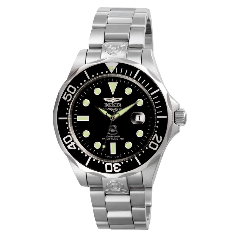 Invicta 3044 Men's Stainless Steel Bracelet Automatic Grand