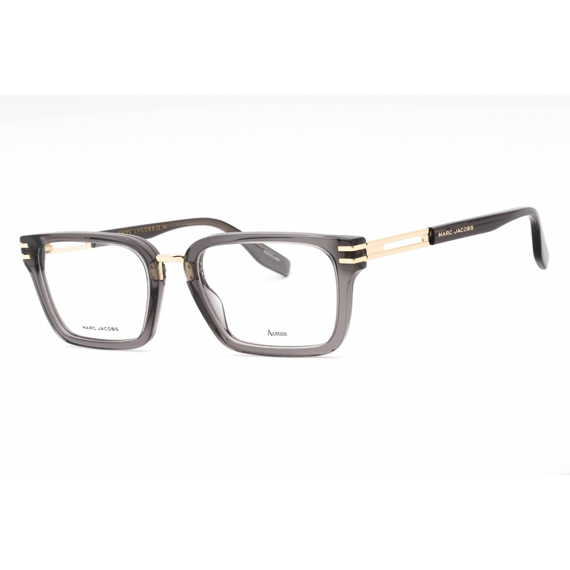 Marc Jacobs Men's Eyeglasses - Grey Plastic Rectangular Full Rim Frame ...
