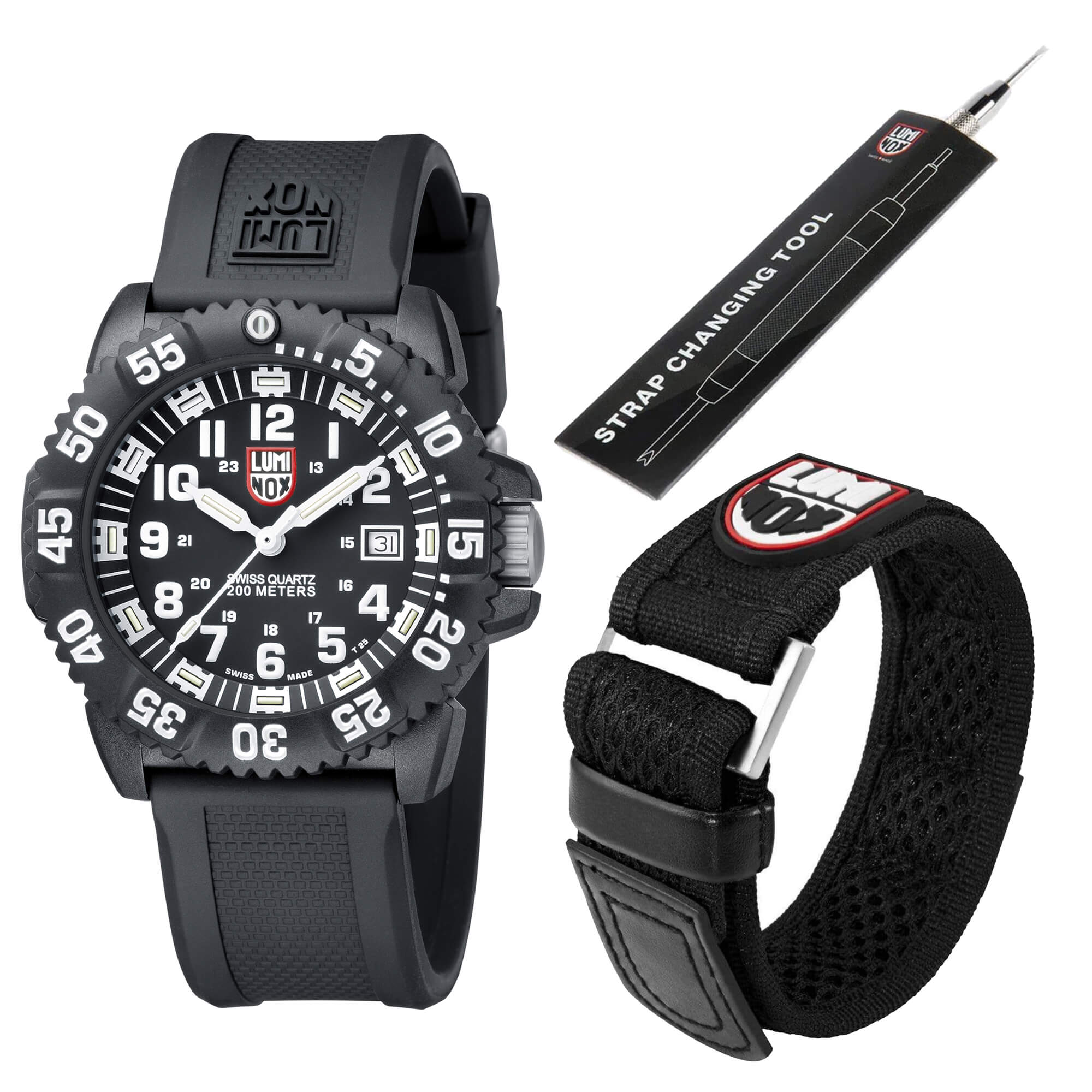Luminox EVO Navy SEAL Colormark Dive Watch 3051 Set