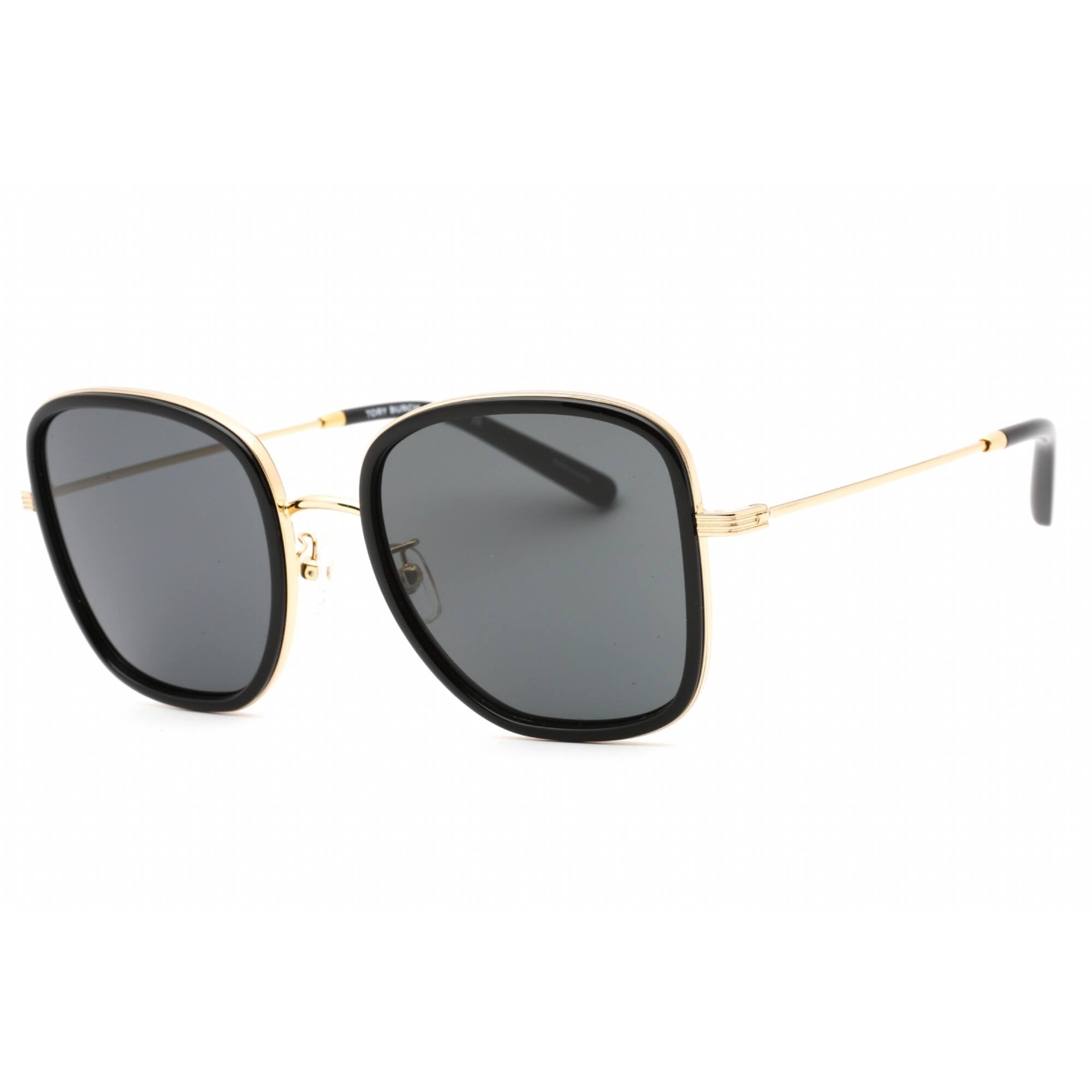 Tory Burch Women's Sunglasses - Black Gold Metal Butterfly Frame | 0TY
