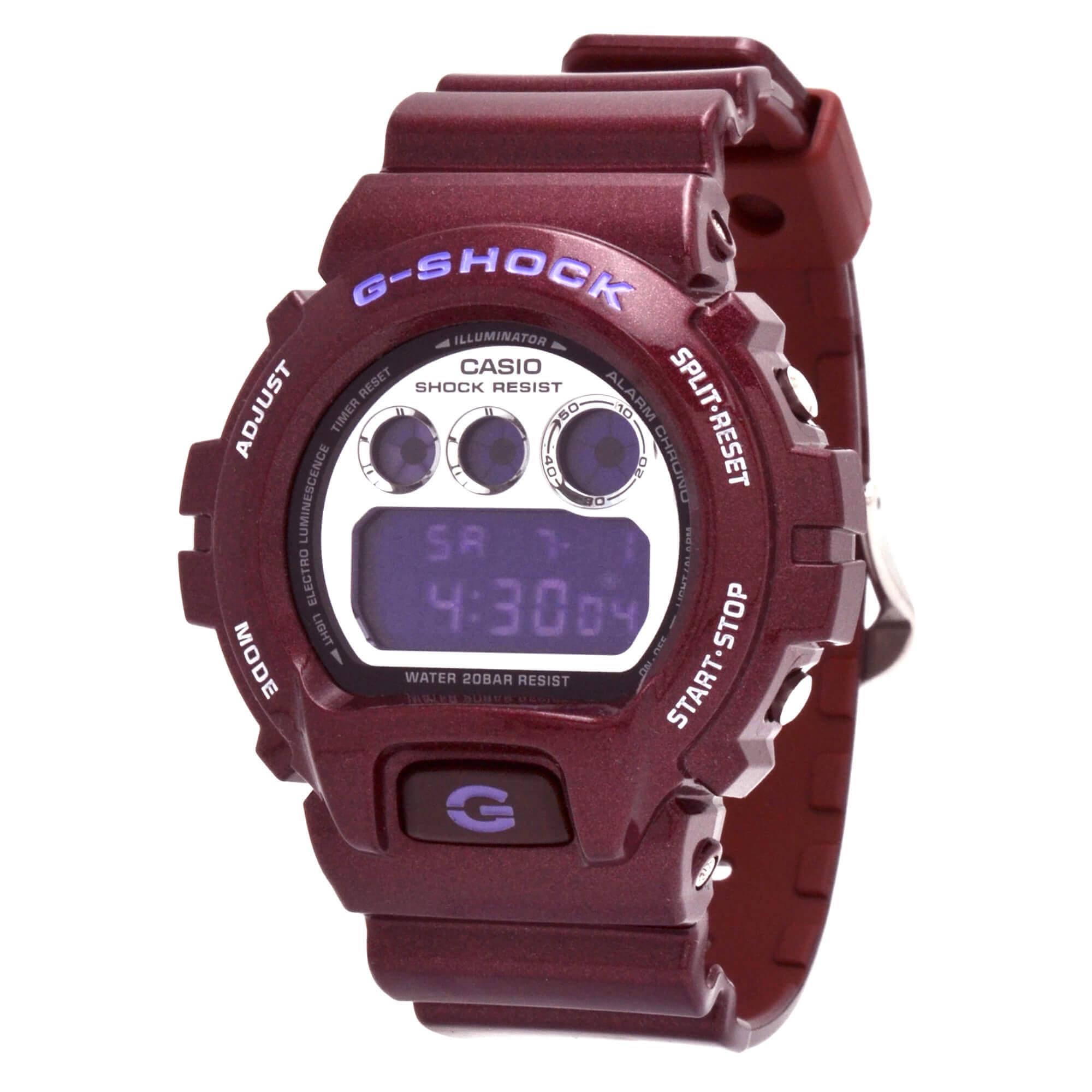Casio G-Shock Maroon Band Watch | DW-6900SB-4C