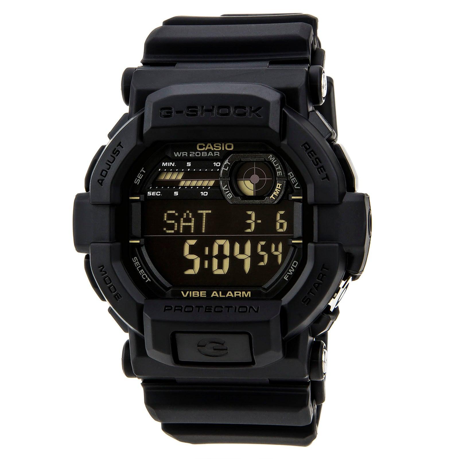 Casio Men's Digital Watch - G-Shock Vibration Alarm GD350-1B