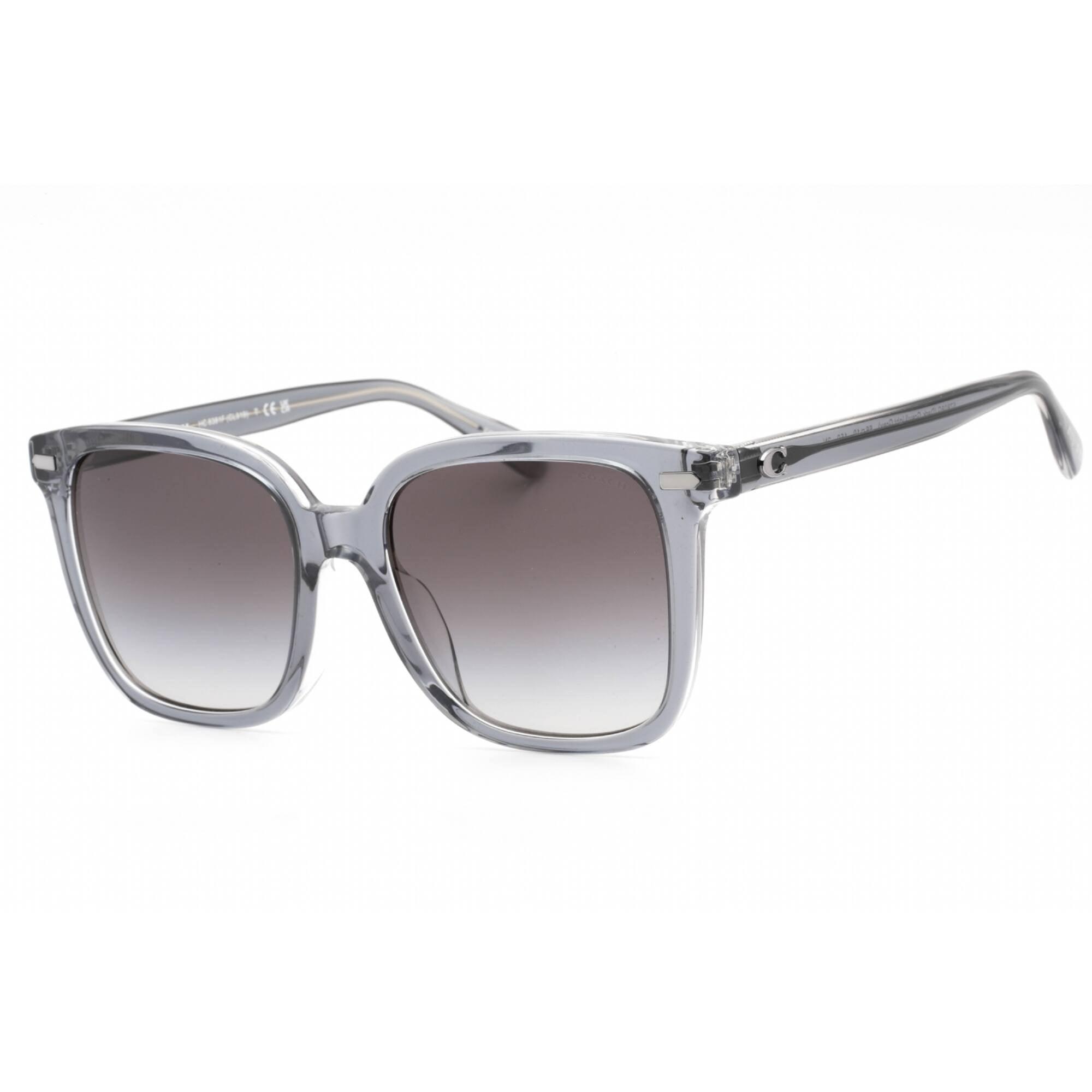 Coach Women's Sunglasses - Dark Grey Plastic Square Shape Frame | 0HC8