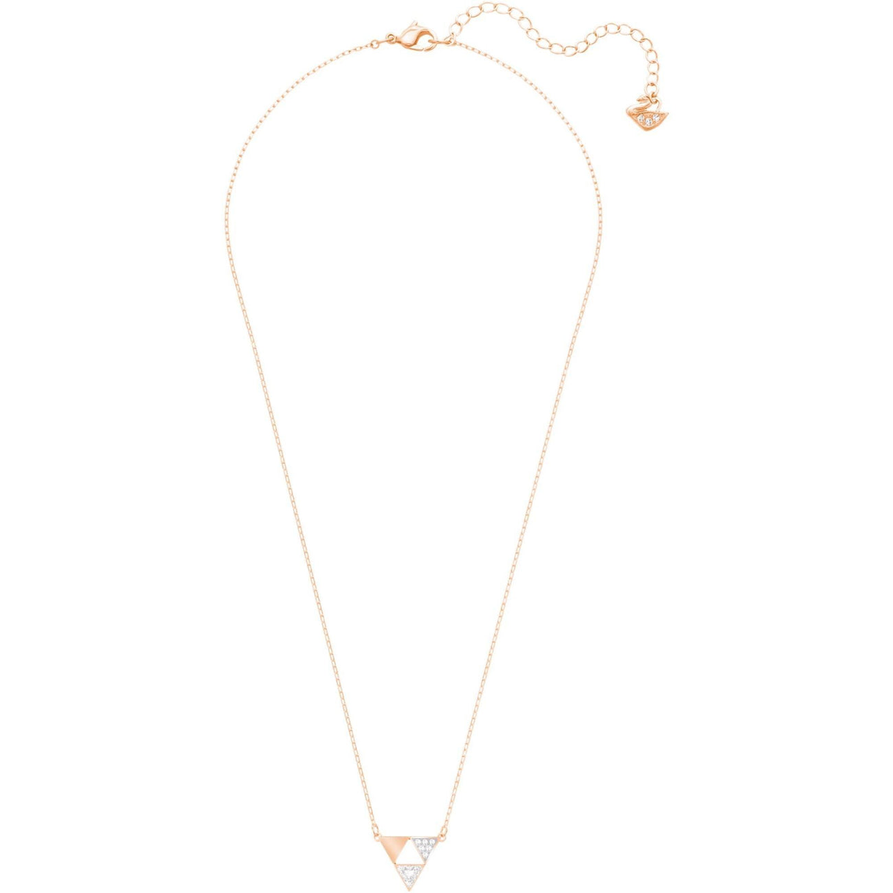 Swarovski Women's Necklace - Heroism Rose Gold Tone Plated White ...