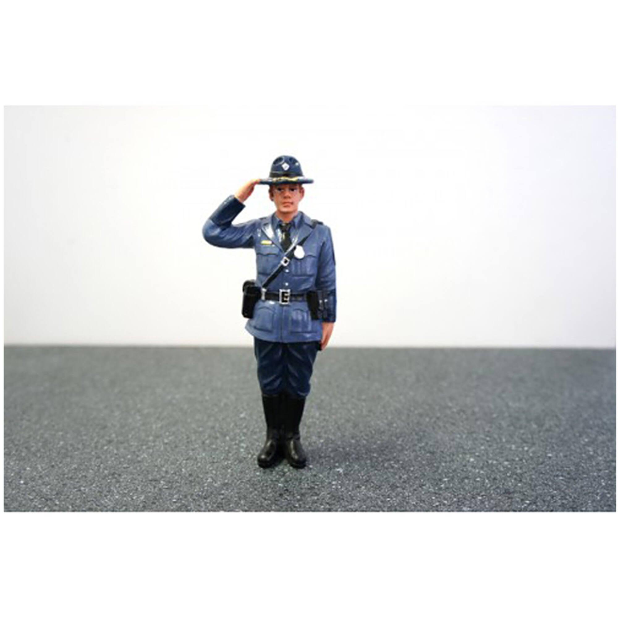 American Diorama State Trooper Brian Figure - 4 inch For 1:18 Diecast ...