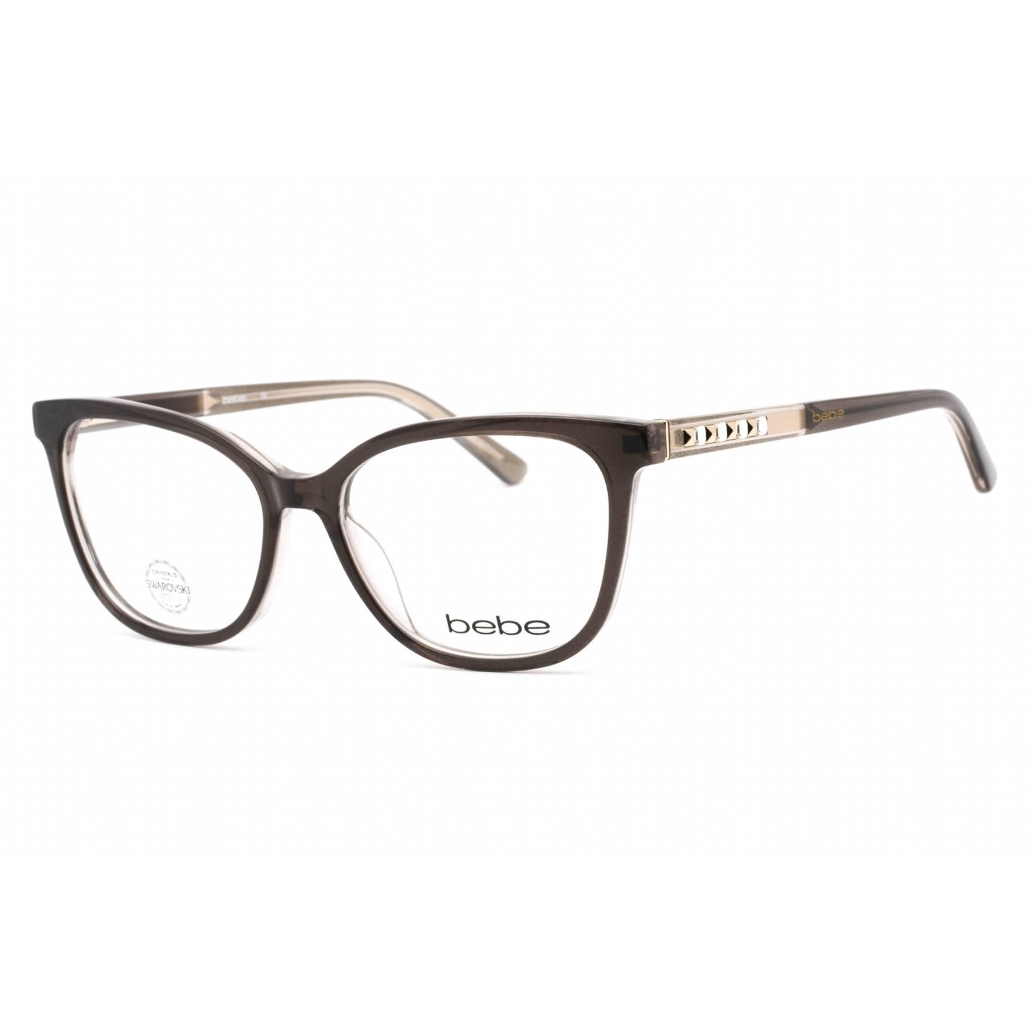 Bebe Women's Eyeglasses - Jet Rectangular Shape Plastic Frame Clear Le