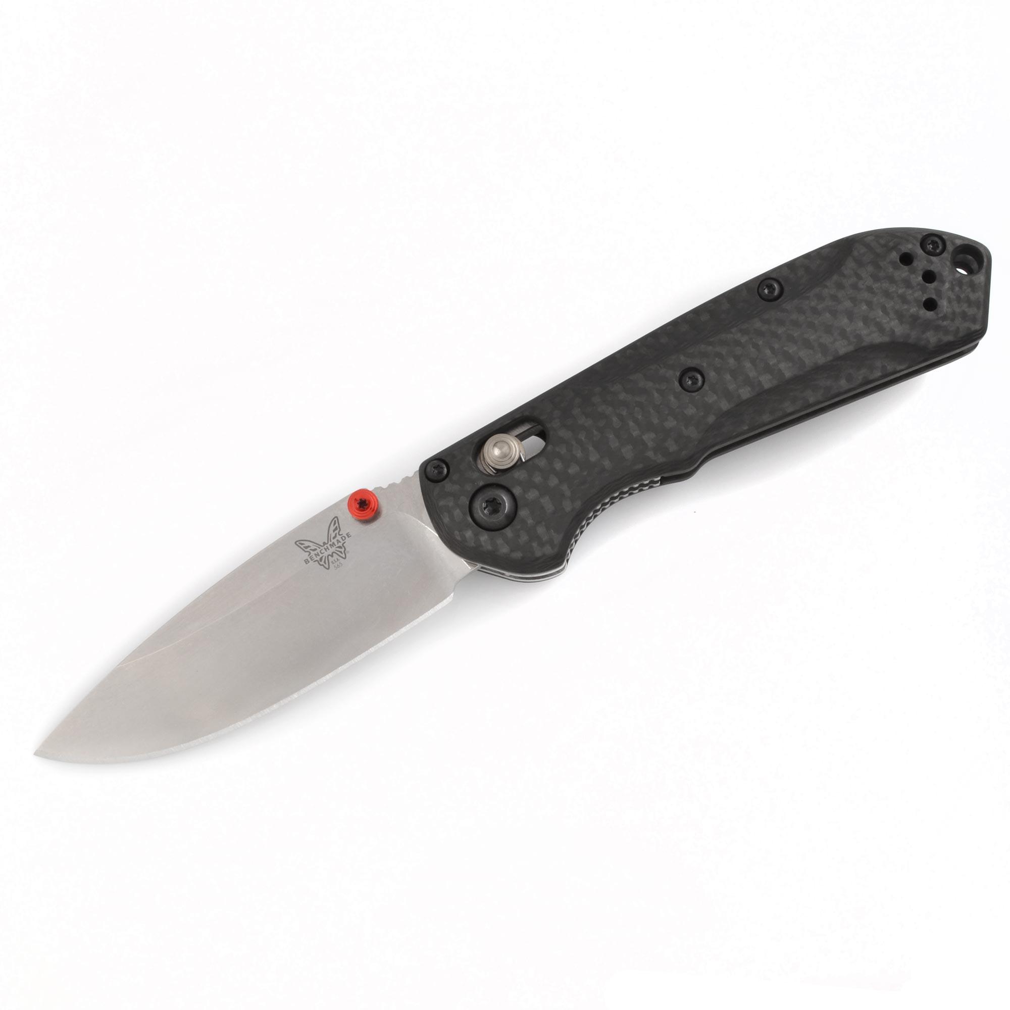 Benchmade Folding Knife - Mini Freek Axis Lock Plain Blade Carbon Fiber ...