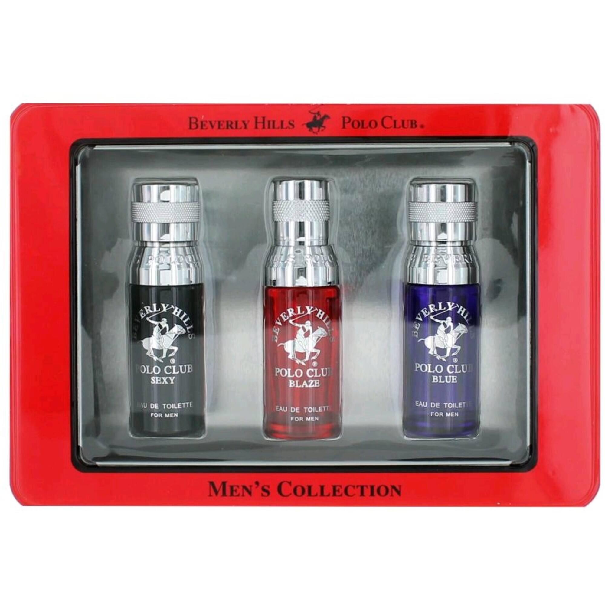 Beverly Hills Polo Club Men's Mini Variety Set - Red Body Spray ...