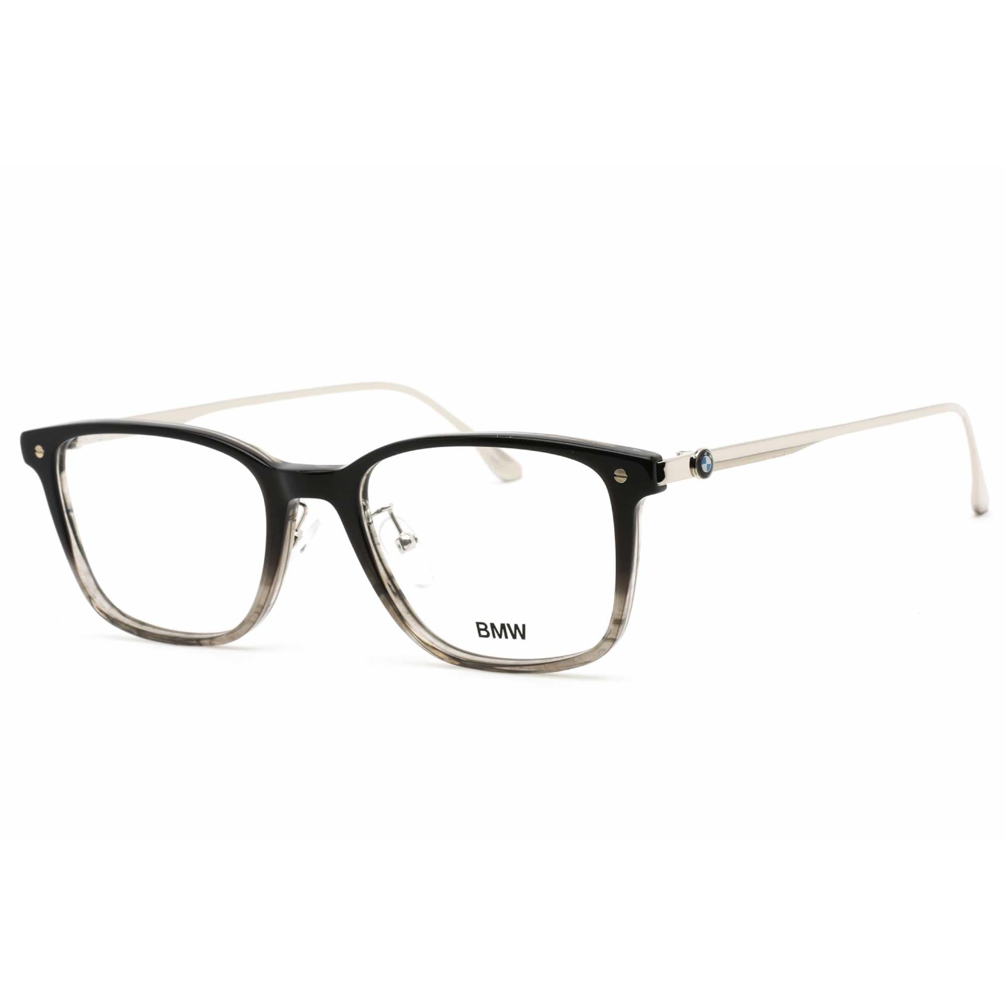 BMW Men's Eyeglasses - Black Rectangular Full Rim Frame Clear Lens ...