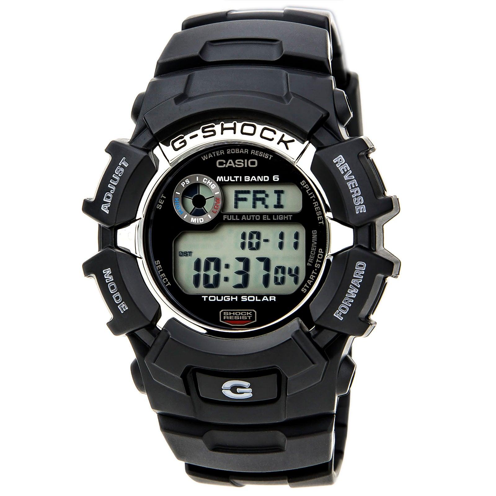 Casio Men's G-Shock Digital Dial Black Resin World Timers Watch | GW2310-1