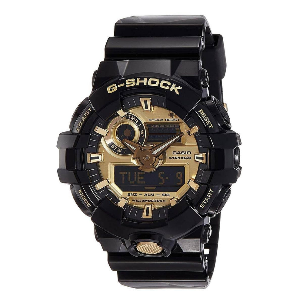 Casio Men's World Time Watch - G-Shock Black | GA710GB-1A