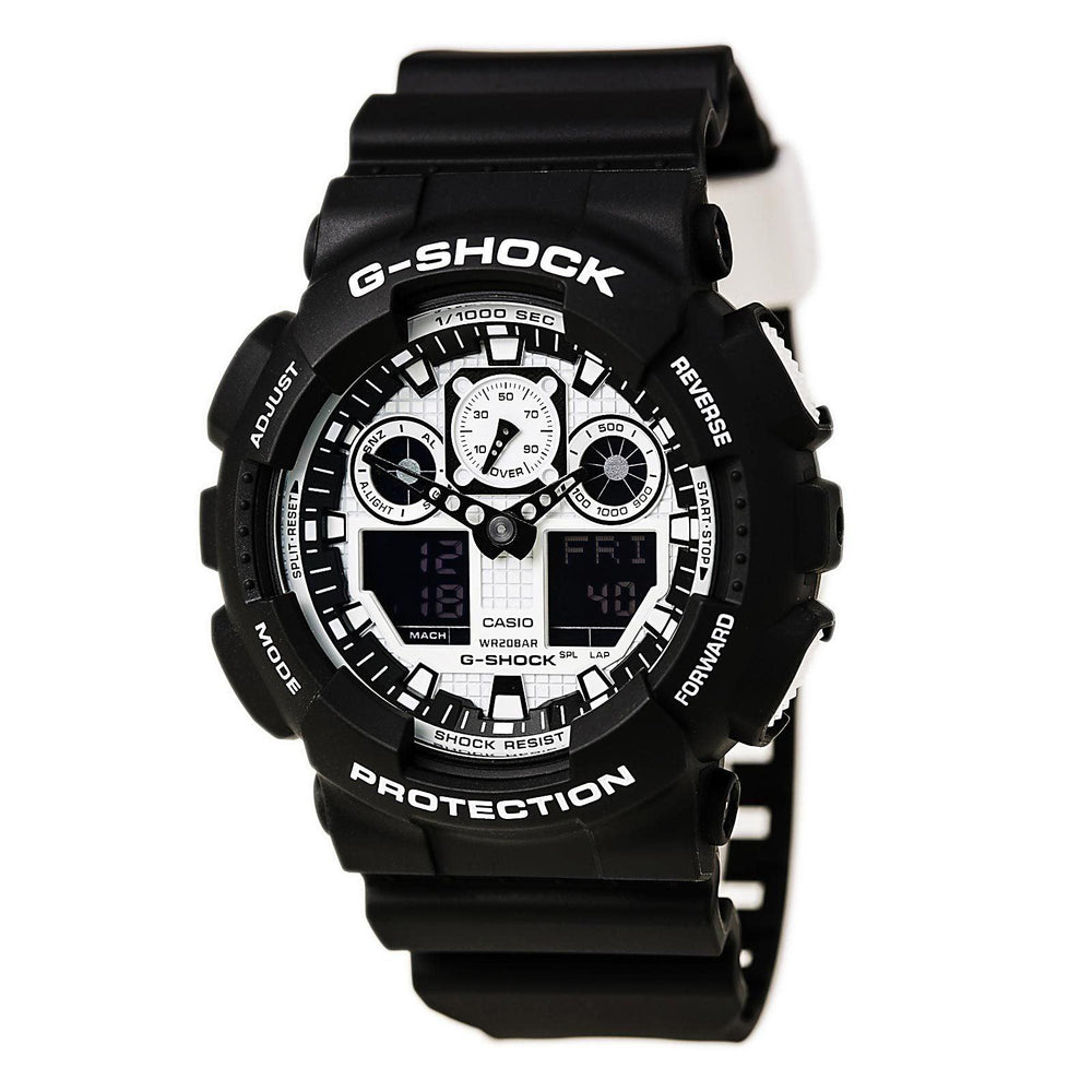 Casio Men's World Time Watch - G-Shock Dive Resin Strap Ana-Digi Dial ...