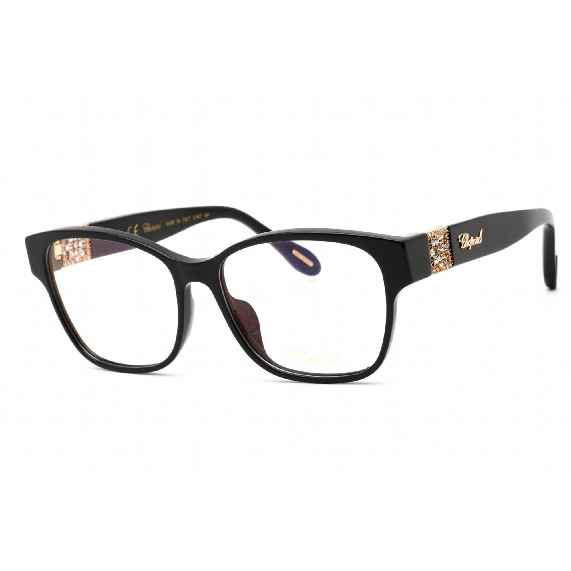 Chopard Men's Eyeglasses - Full Rim Black Plastic Rectangular Frame