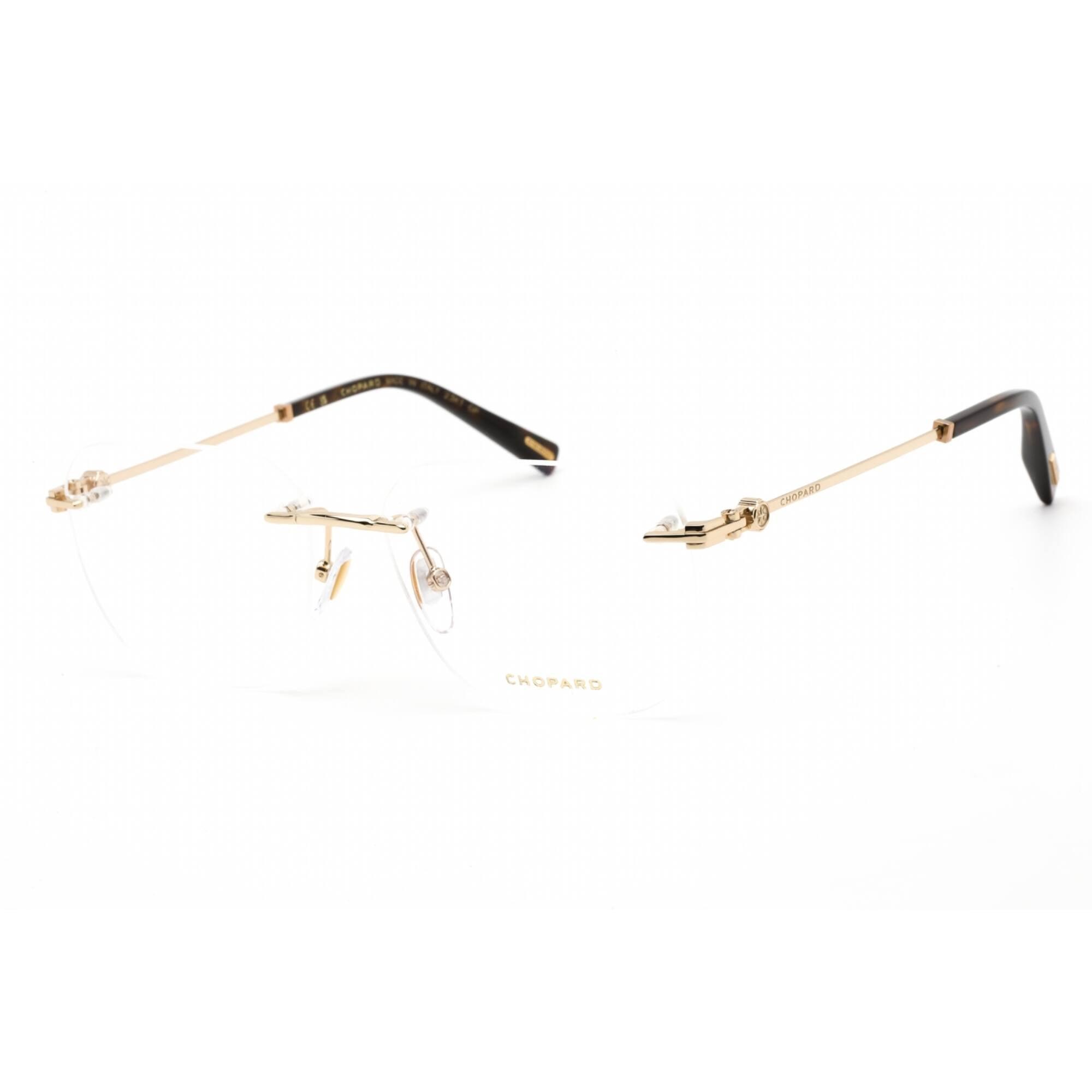 Chopard Men's Eyeglasses - Rimless Shiny Total Rose Gold Rectangular