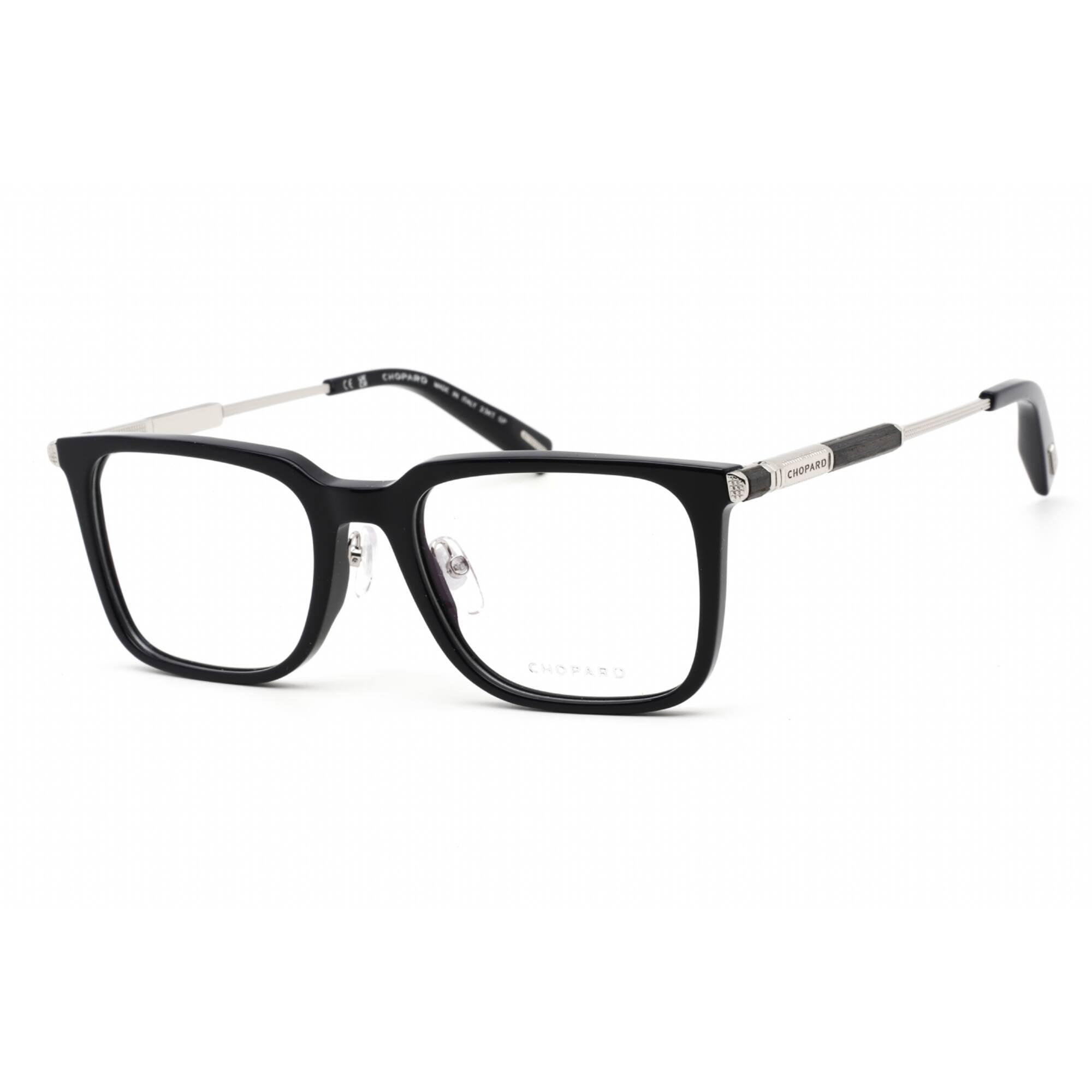 Chopard Men's Eyeglasses - Shiny Night Blue/Silver Rectangular Frame