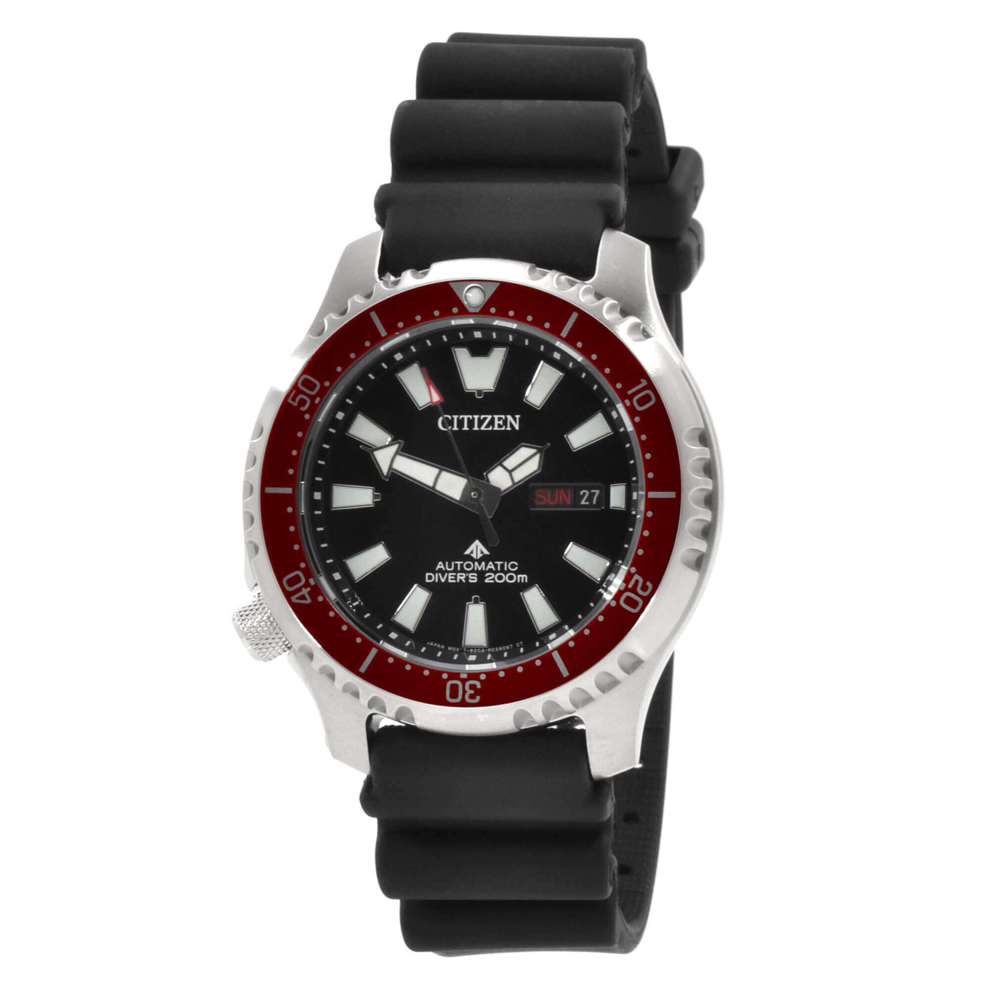 Citizen Men's Watch - Promaster Automatic Date Display Black Dial Stra