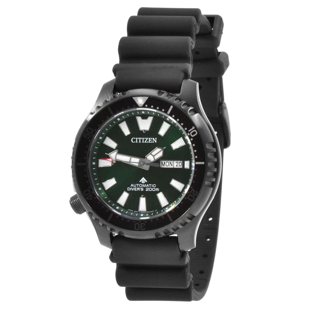 Citizen Men's Watch - Promaster Automatic Date Display Green Dial Stra
