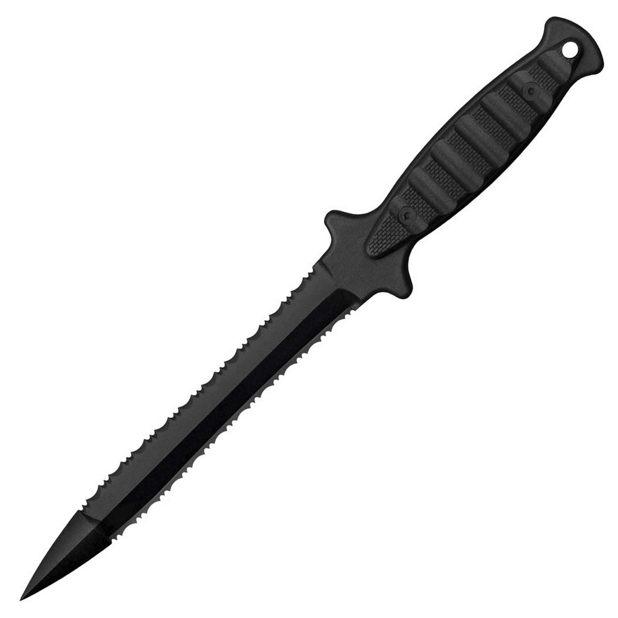 Cold Steel Dagger Knife - FGX Wasp Serrated Edge Blade Griv-Ex Handle