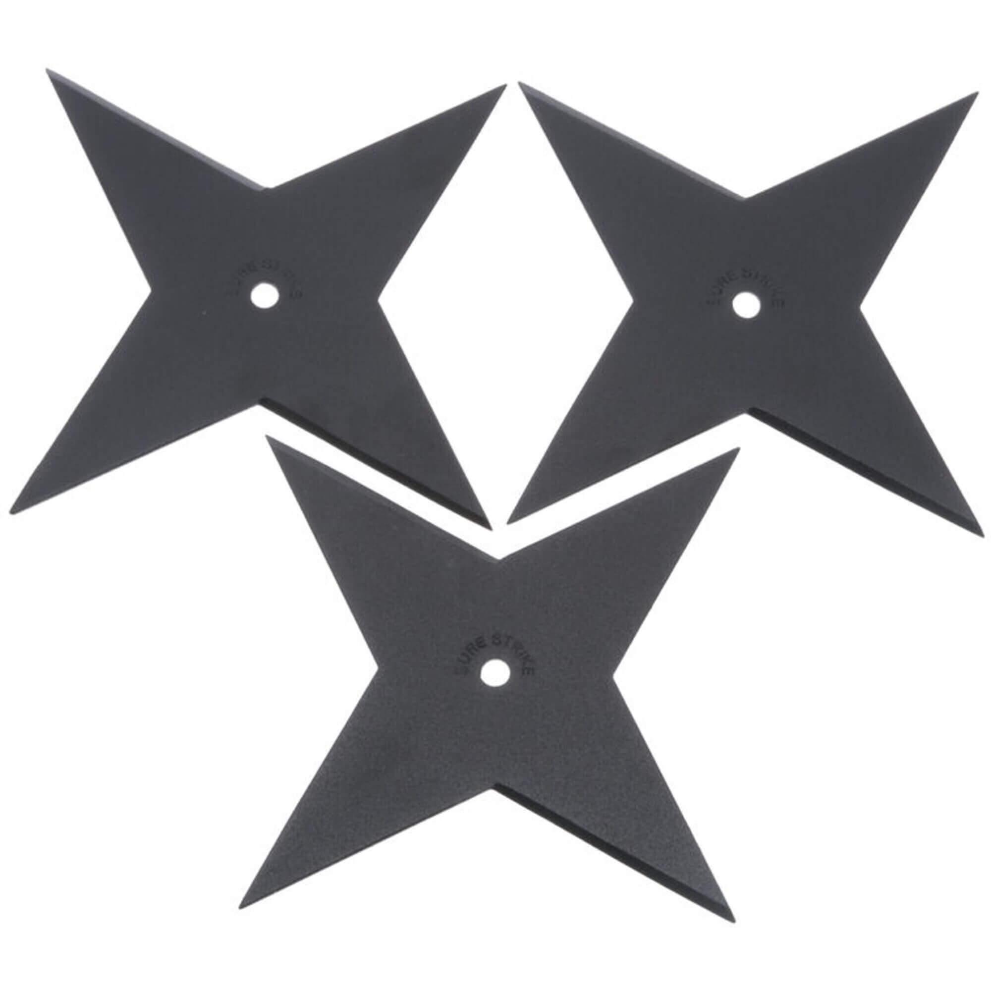 Cold Steel Throwing Star - Sure Strike Light High Carbon Steel, Pack o