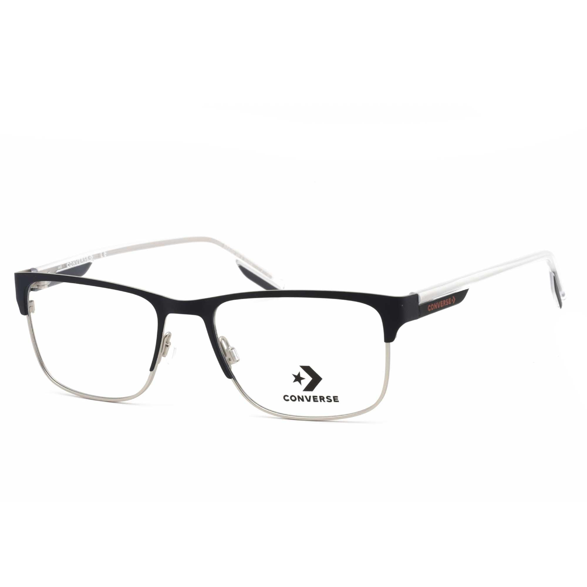 Converse Men's Eyeglasses - Matte Obsidian Metal Frame Clear Demo Lens ...
