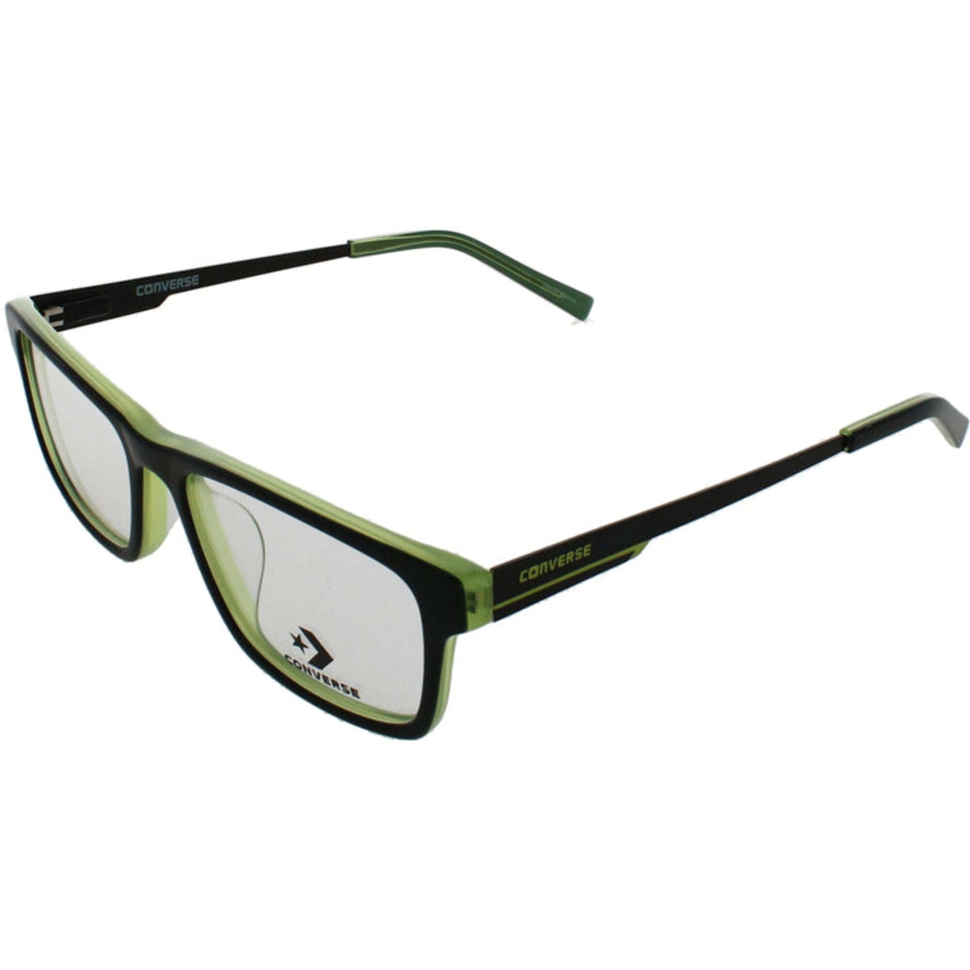 Converse Unisex Eyeglasses - Black Plastic Rectangular Frame | CONVERS