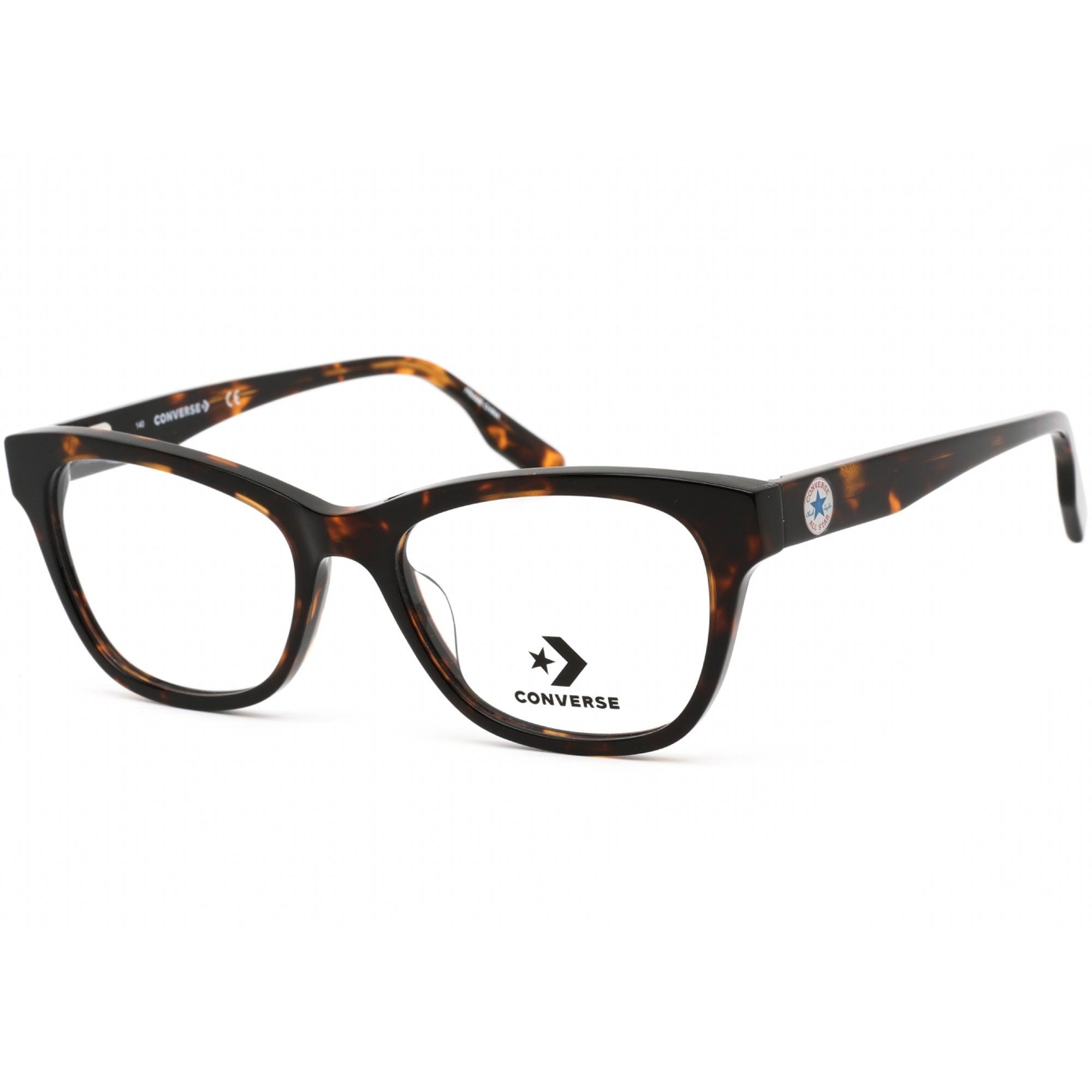 Converse Women's Eyeglasses - Dark Tortoise Cat Eye Shape Plastic Fram