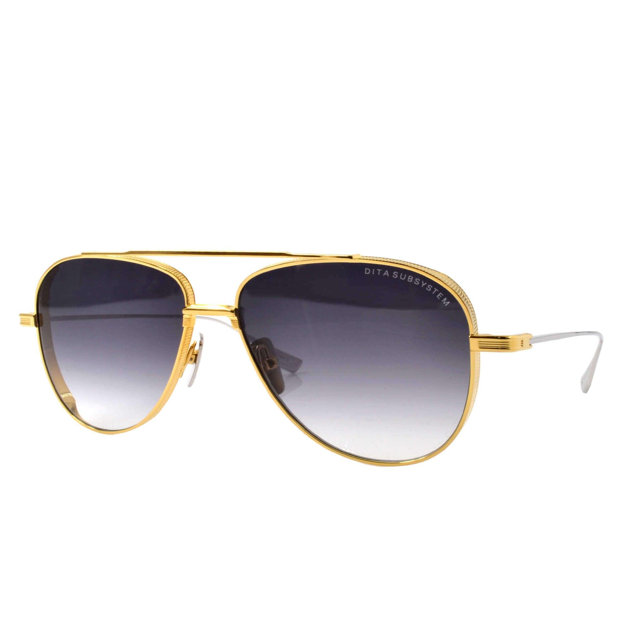 Dita Unisex Sunglasses - Dark Grey Gradient Lens Full Rim | Subsystem