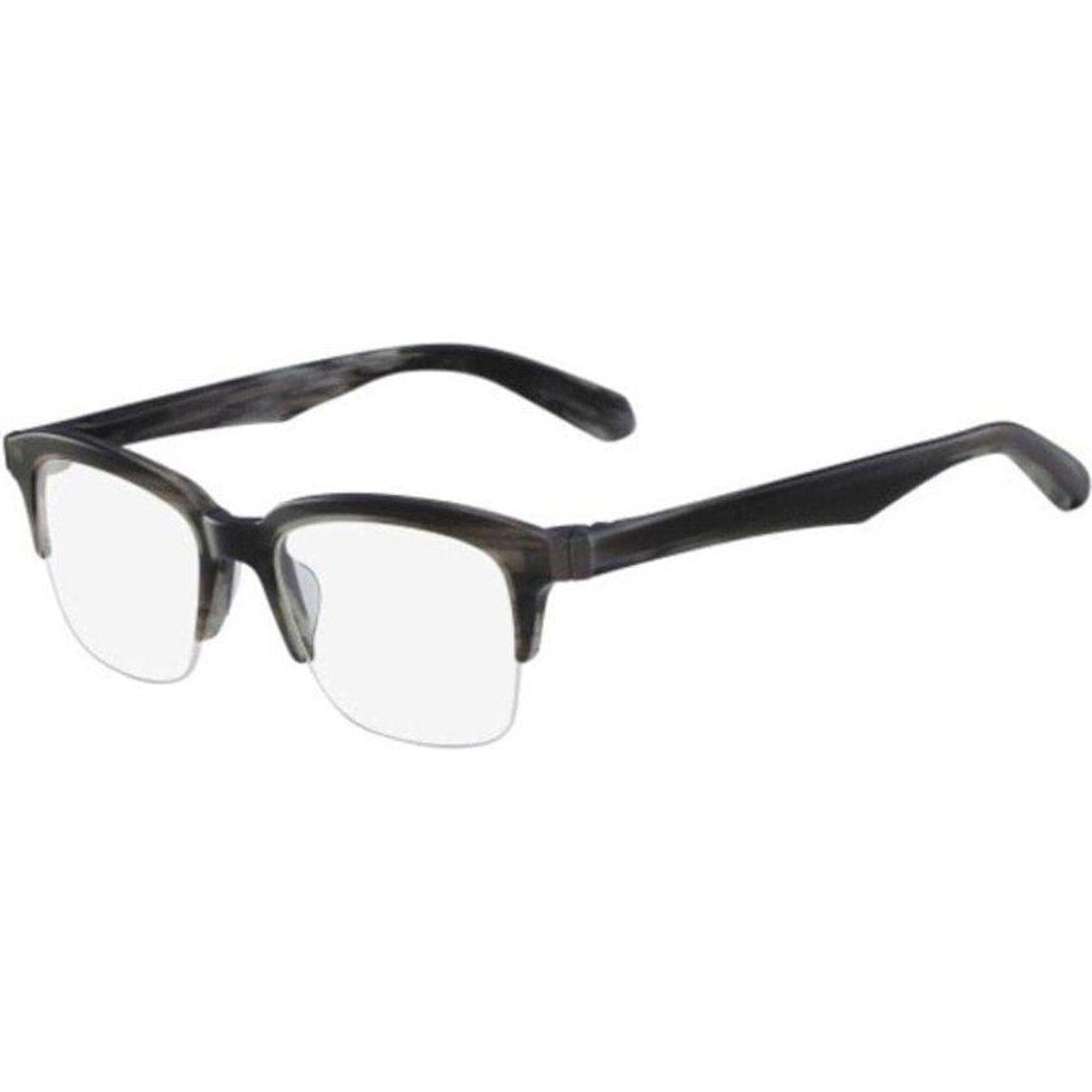 Dragon Men's Eyeglasses - Smoke Grey Plastic Square Frame | DRAGON ...