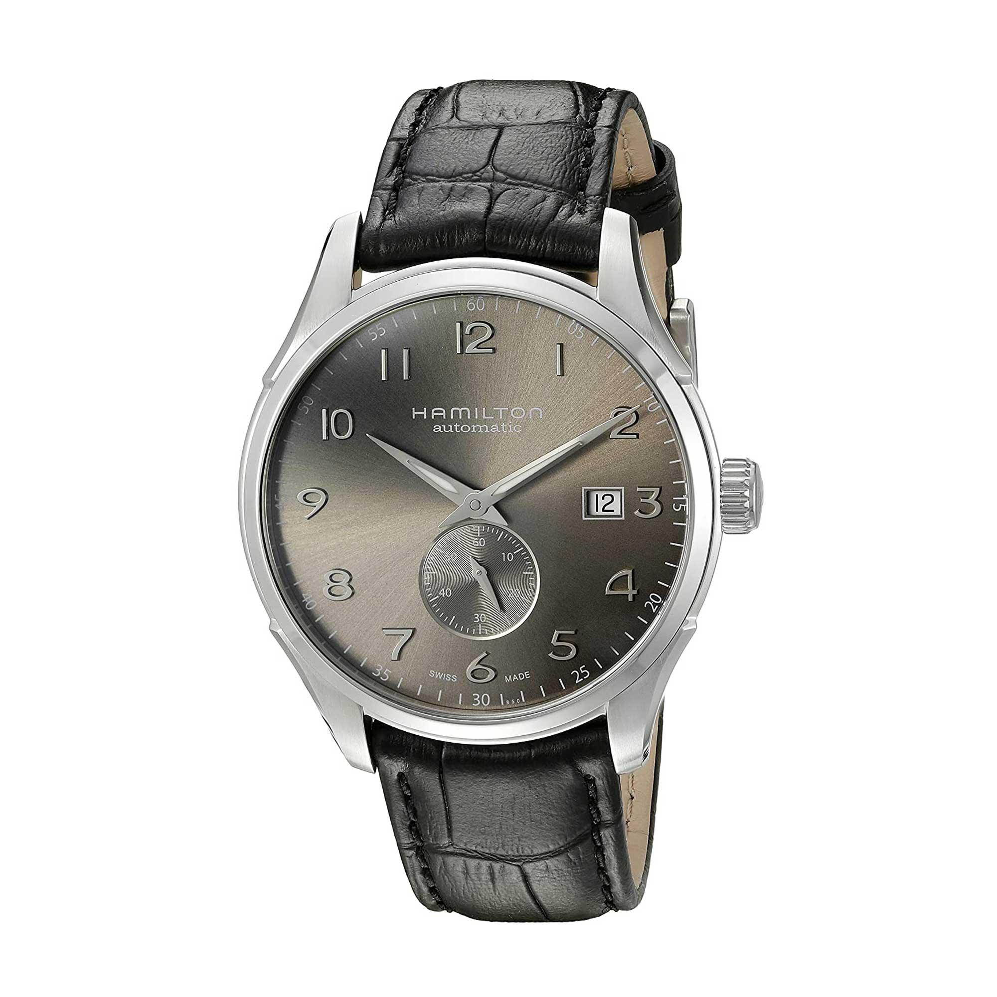 Hamilton Men's Watch - Jazzmaster Maestro Automatic Grey Dial Black St