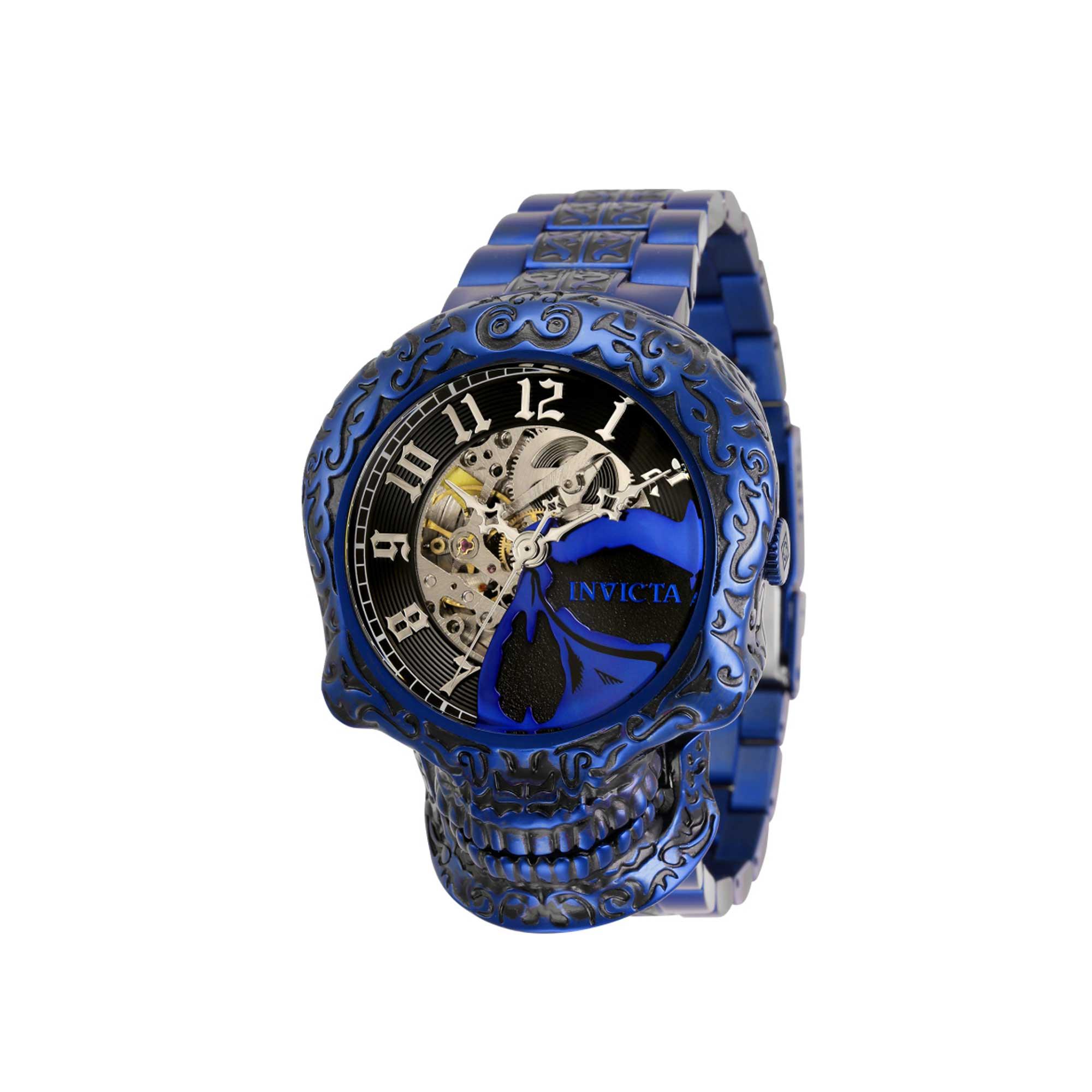 Invicta Men's Watch - Artist Skull Case Two Tone Stainless Steel Brace
