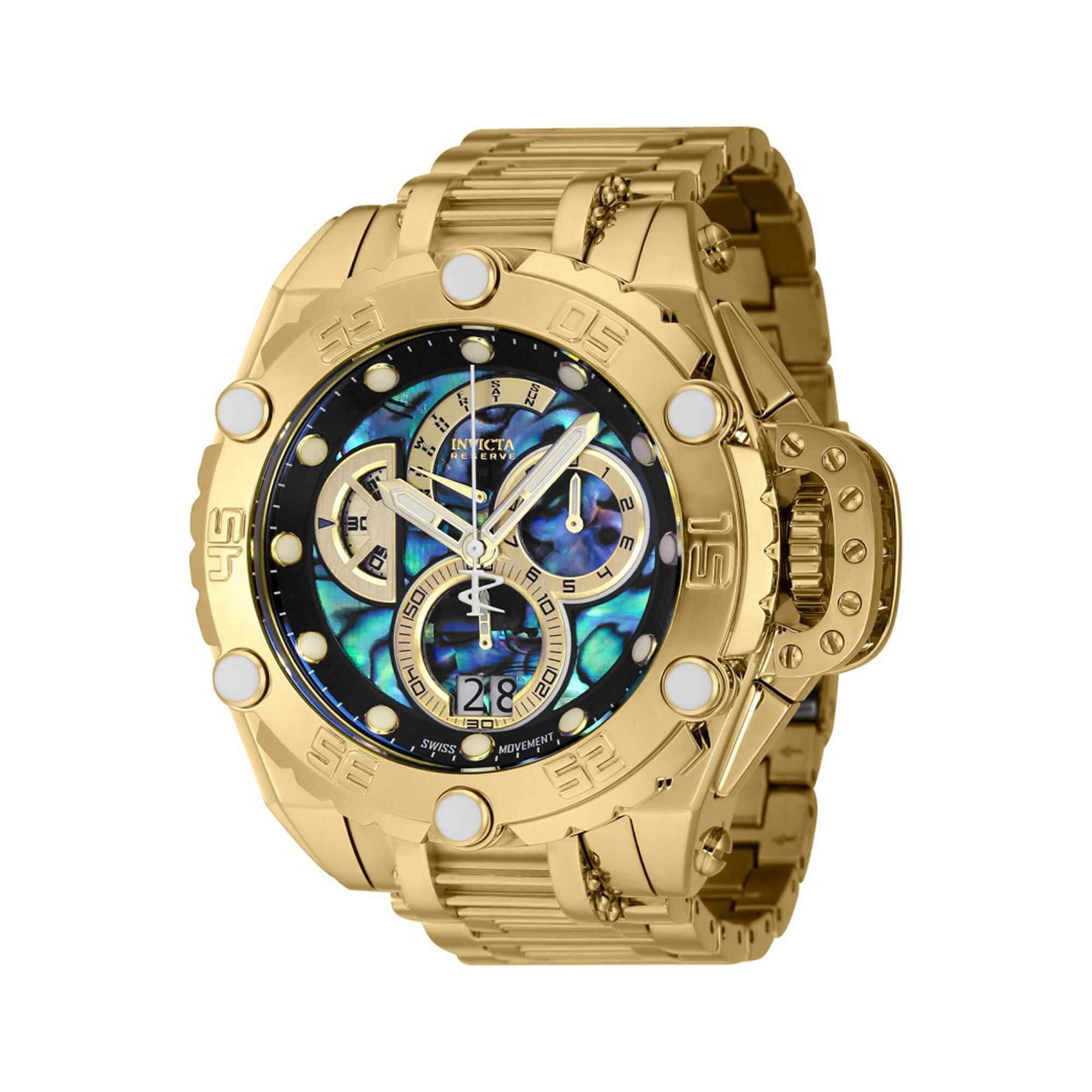 Invicta Men's Watch - Reserve Flying Fox Chronograph Yellow Gold Brace