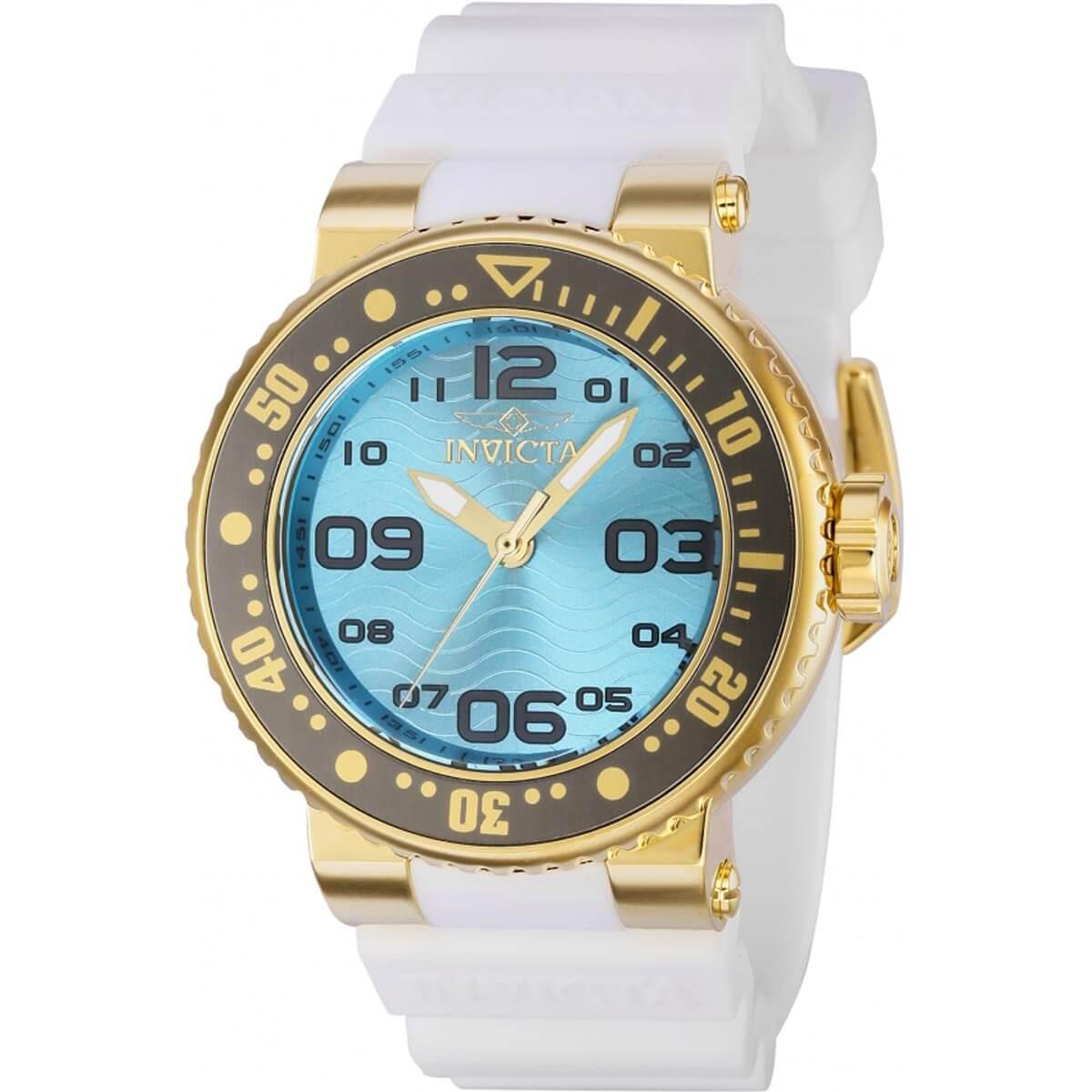 Invicta Women's Quartz Watch - Pro Diver Ocean Voyage Light Blue Dial