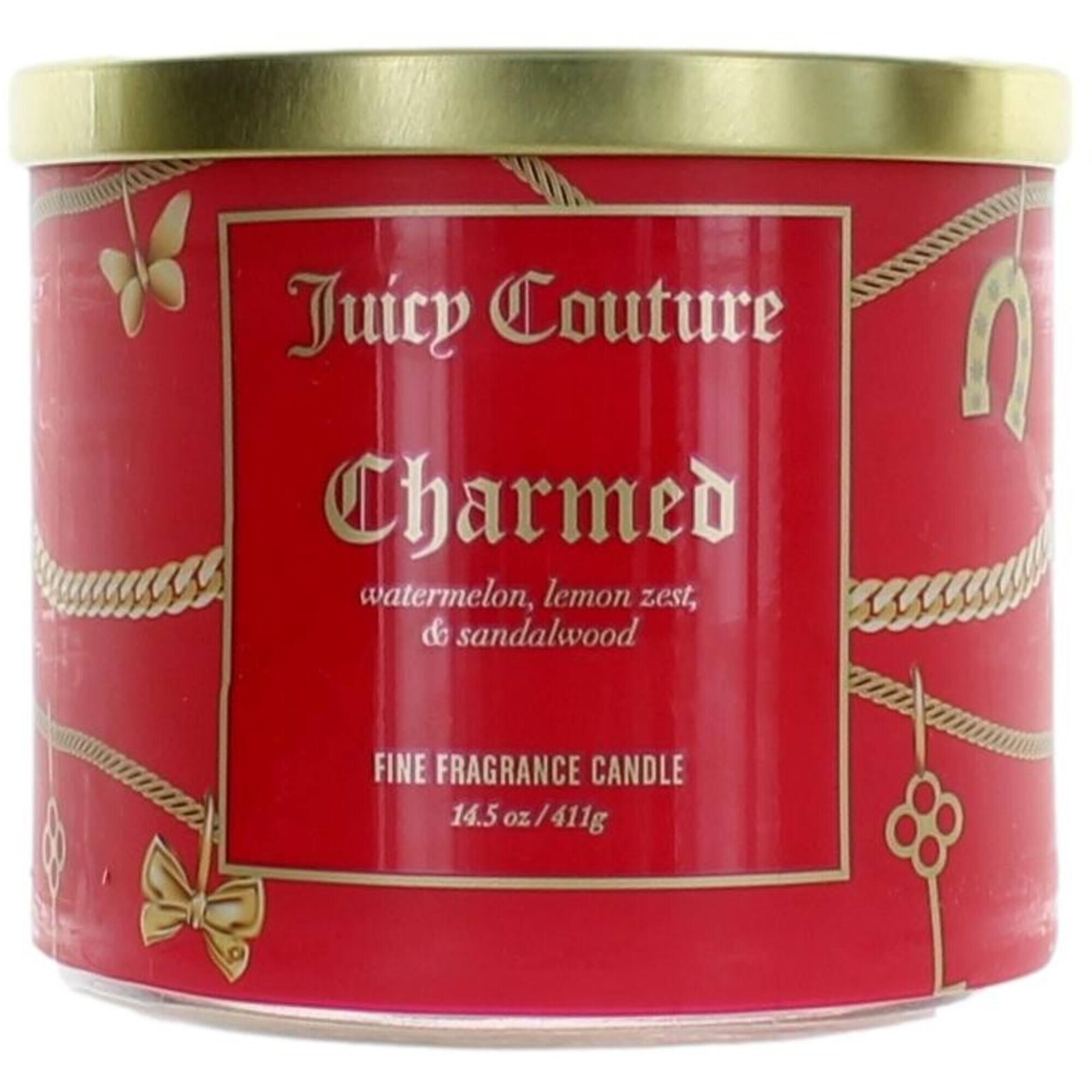 Juicy Couture 3 Wick Candle - Charmed Finely Fragranced Soy Wax Blend ...