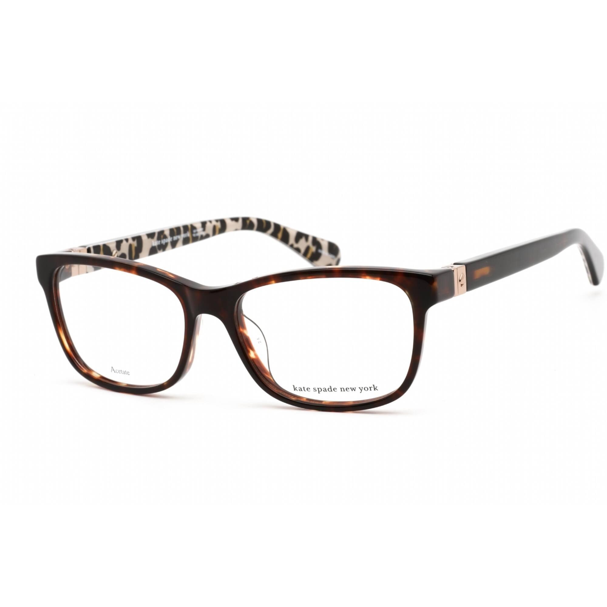 Kate Spade Unisex Eyeglasses - Clear Demo Lens Rectangular Shape Frame