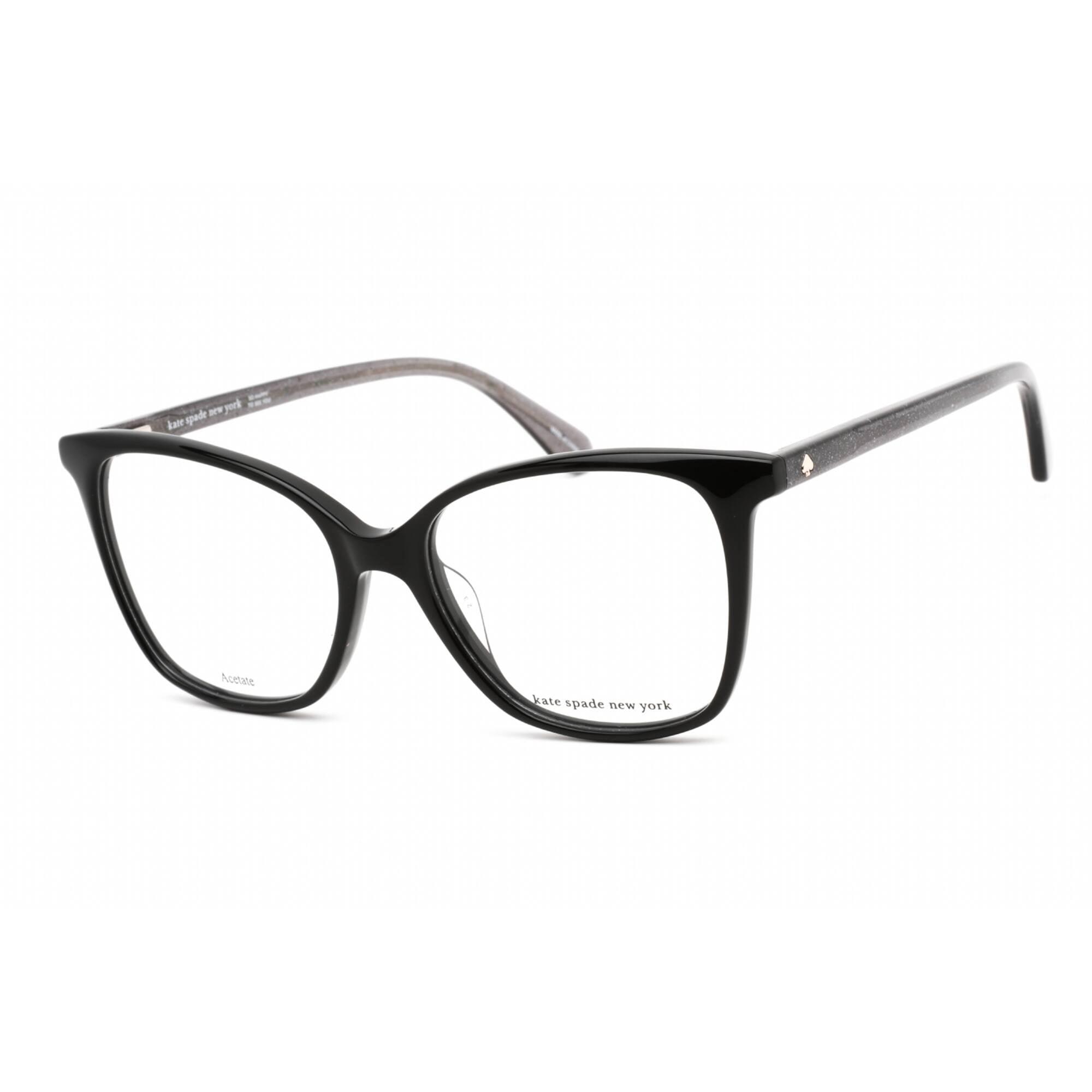 Kate Spade Women's Eyeglasses - Black Plastic Cat Eye Shape Frame | DA