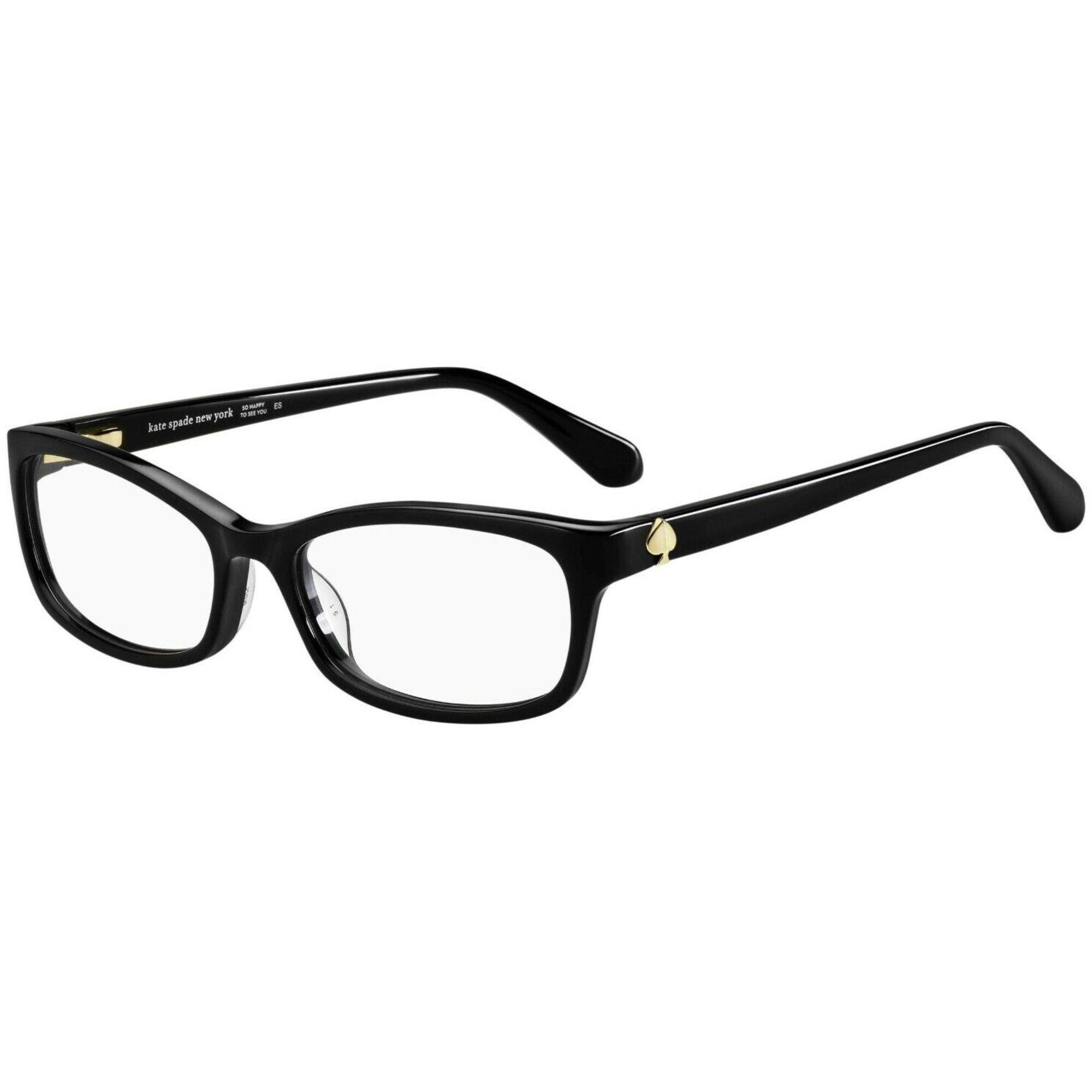 Kate Spade Women's Eyeglasses - Black Rectangular Frame | KATE SPADE L