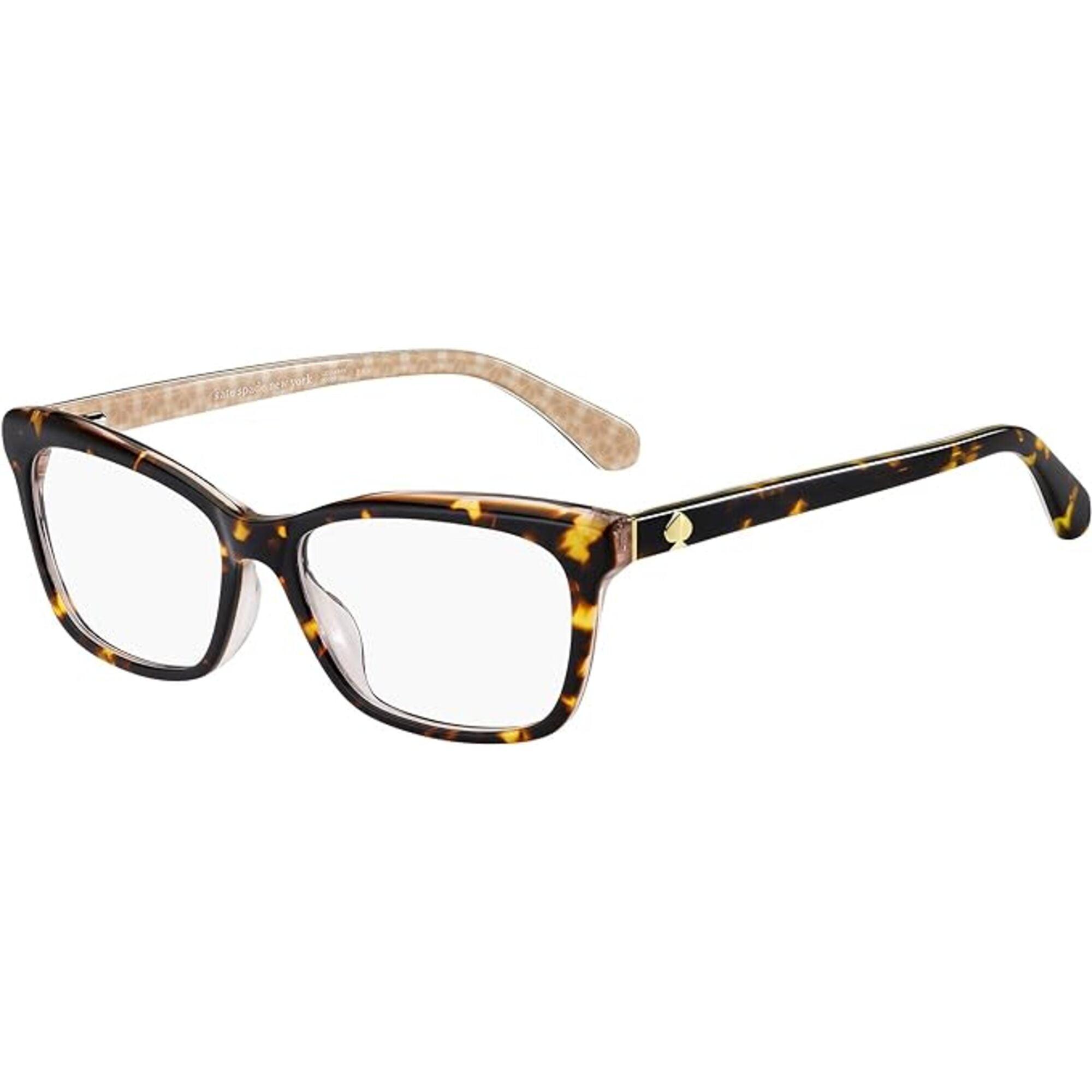 Kate Spade Women's Eyeglasses - Havana Nude Plastic Frame | KATE SPADE