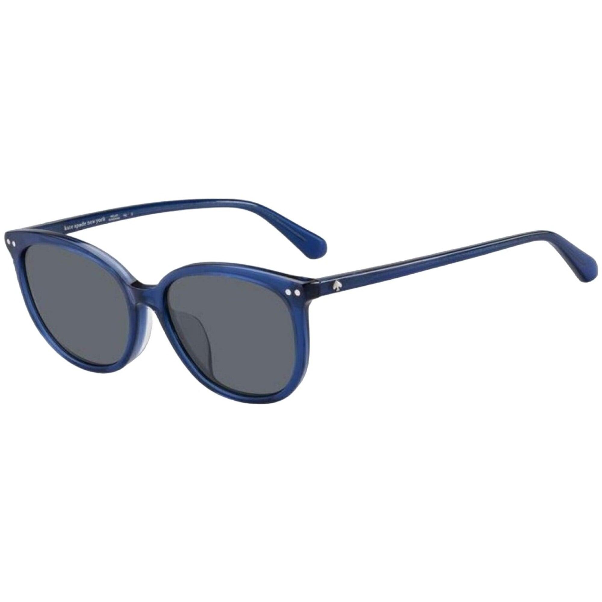 Kate Spade Women's Sunglasses - Full Rim Blue Oval Acetate Frame | ALI