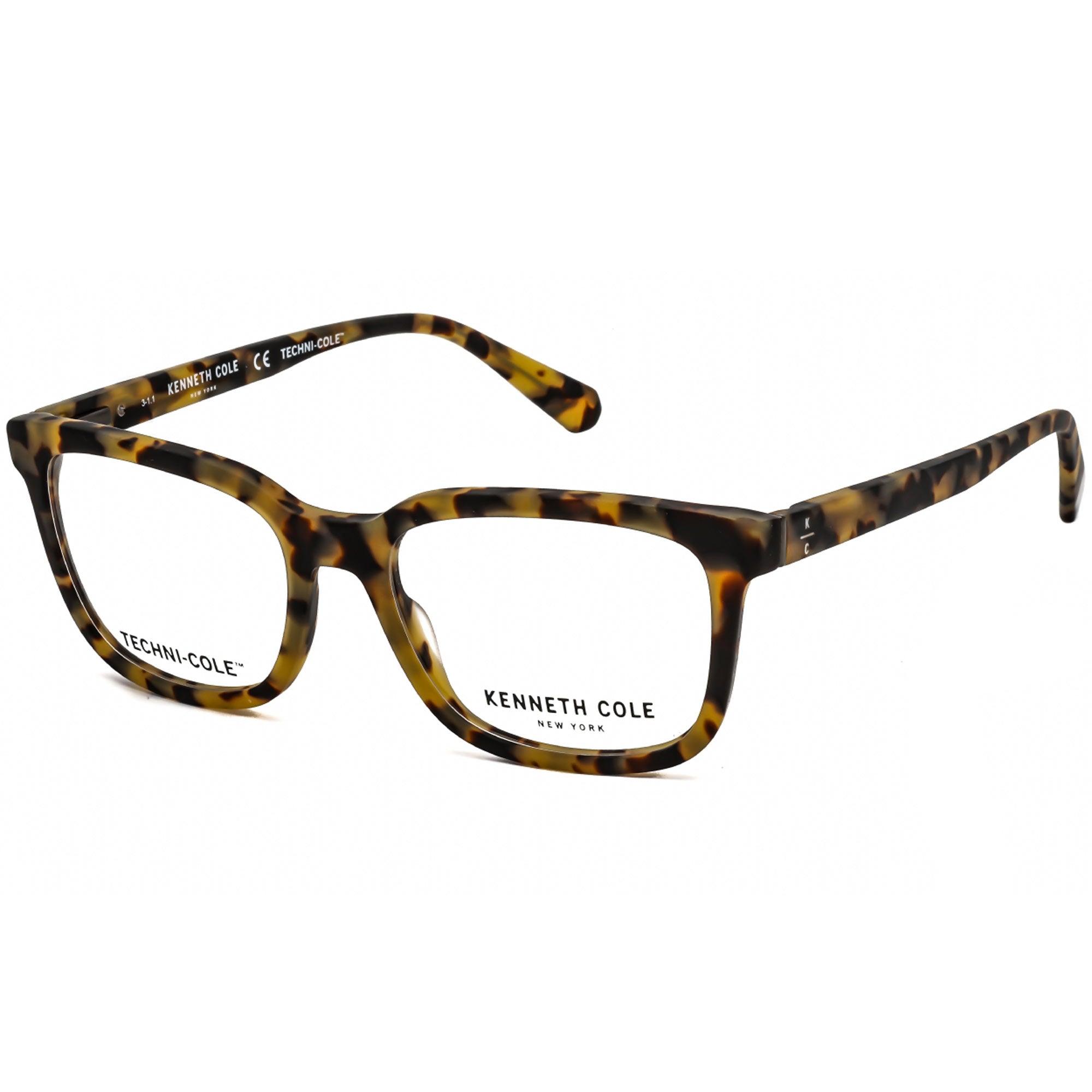 Kenneth Cole New York Men's Eyeglasses - Havana Rectangular Shape Fram