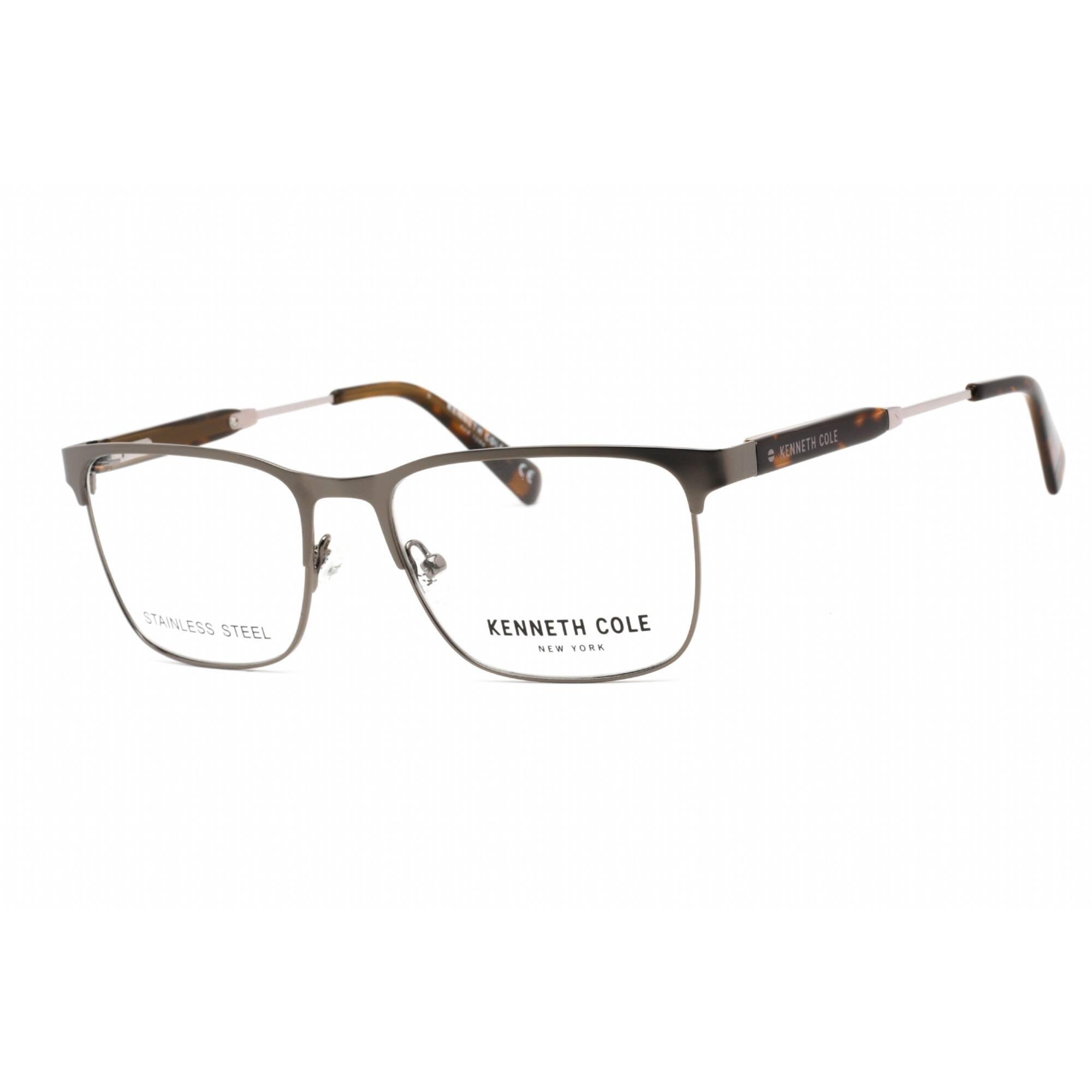 Kenneth Cole New York Men's Eyeglasses - Shiny Gunmetal Metal Frame ...