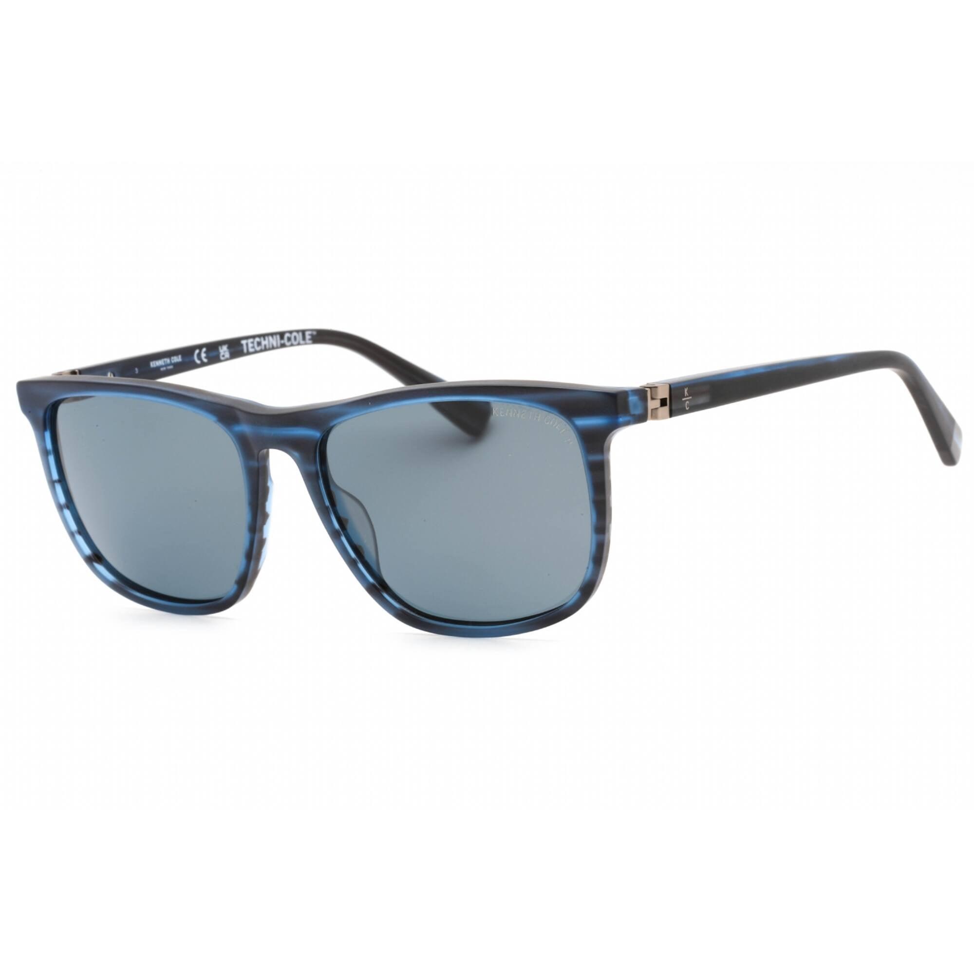 Kenneth Cole New York Women's Sunglasses - Matte Blue Rectangular Fram