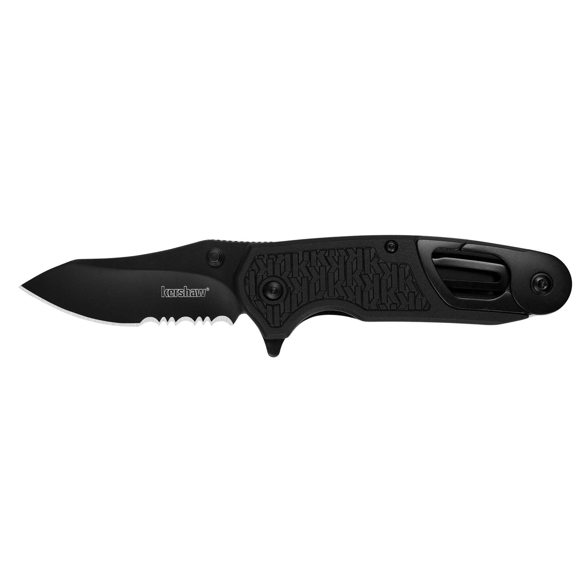Kershaw Pocket Knife - Funxion EMT Drop Point Blade with Liner Lock ...